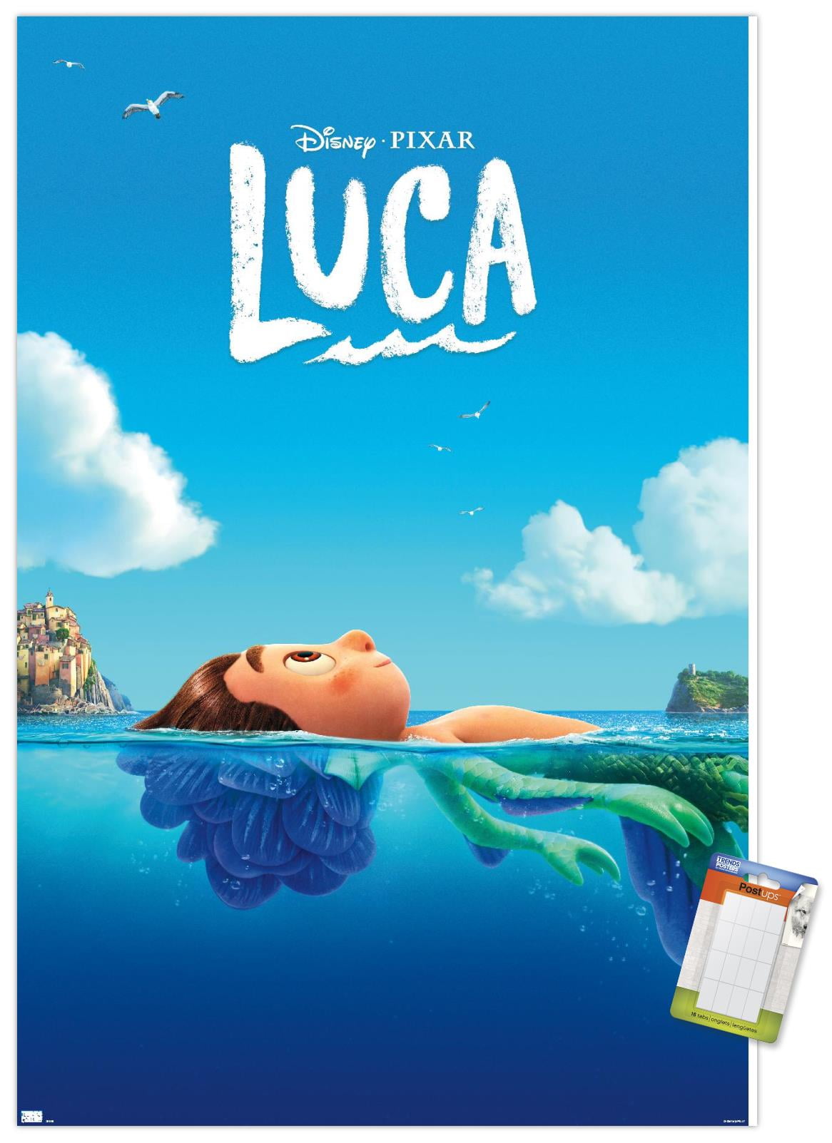 Disney Pixar Luca - Teaser Wall Poster, 22.375" x 34" - Walmart.com