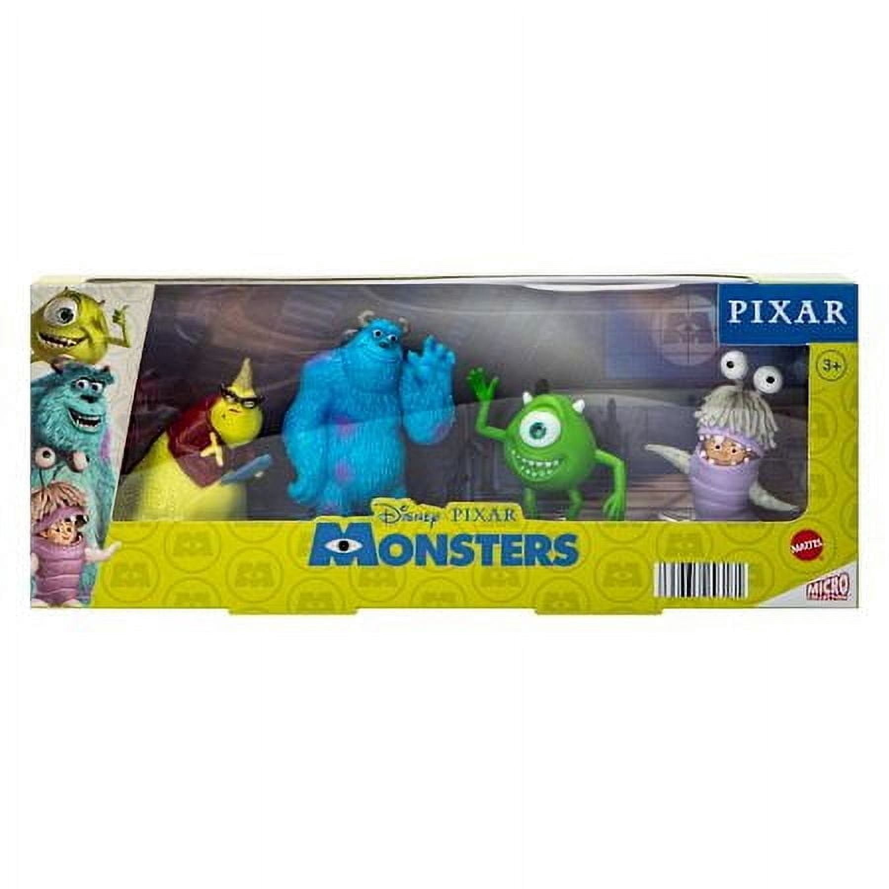 Disney Pixar Monsters, Inc. 4-Pack Action Figures Set – Miniature ...