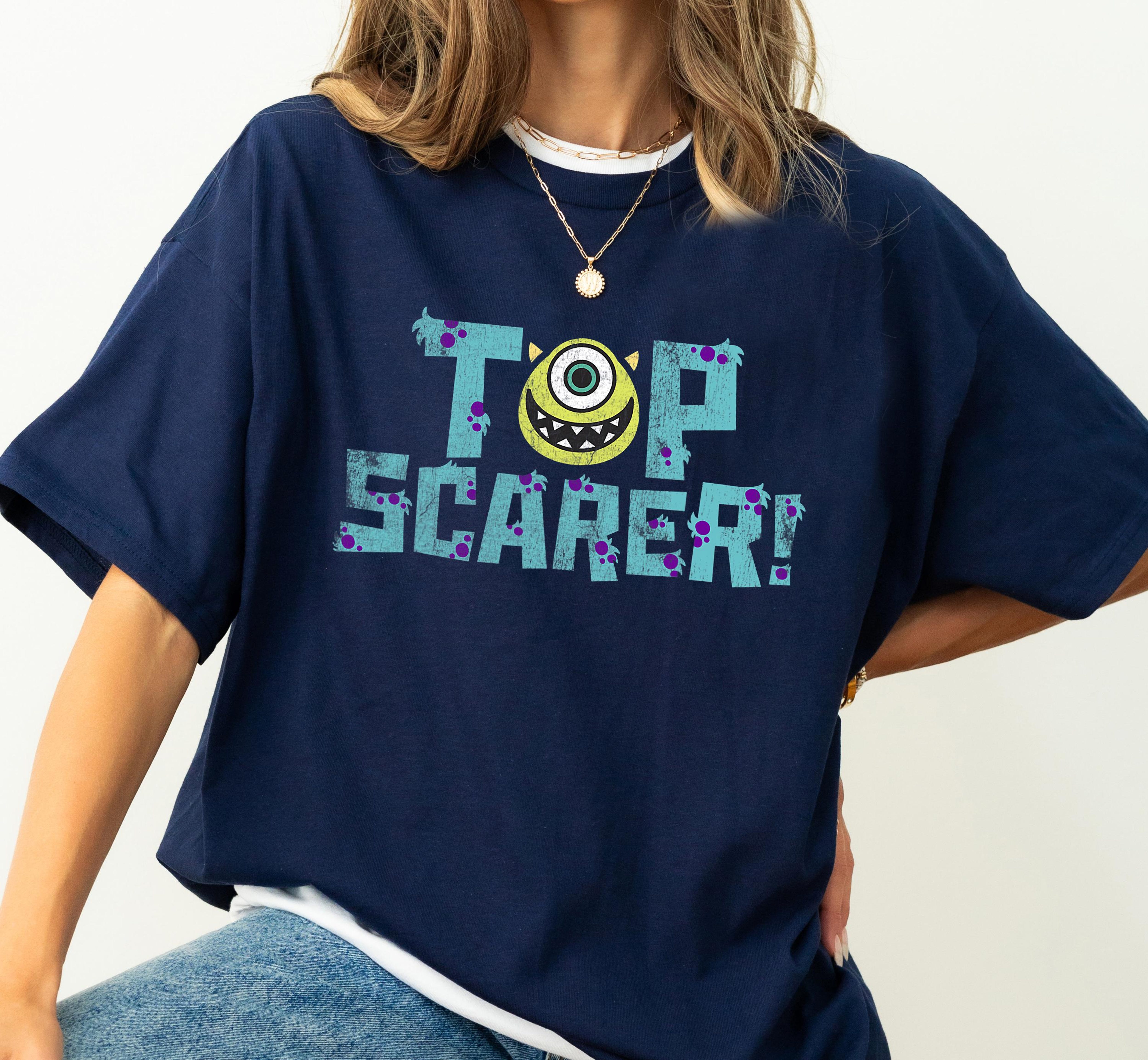 Disney Pixar Monsters Inc. Mike Wazowski Top Scarer T-Shirt, Disneyland ...