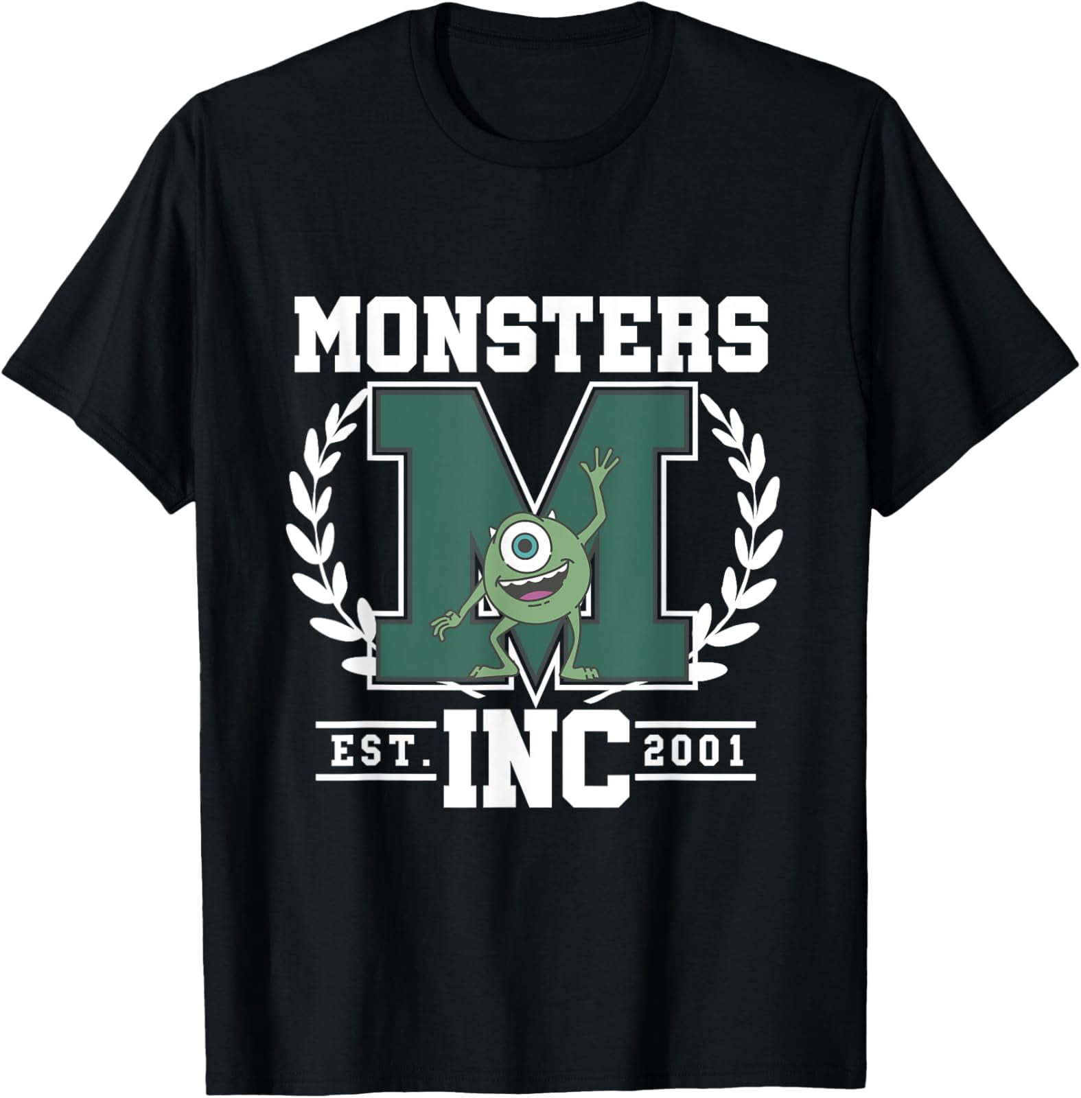 Disney Pixar Monsters Inc Mike Wazowski Vintage T-Shirt - Walmart.com