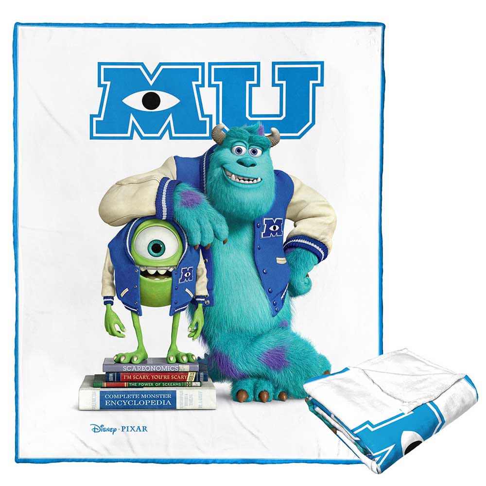 Disney Pixar Monsters Inc. Poster Silk Touch Throw Blanket, 50 x 60 ...