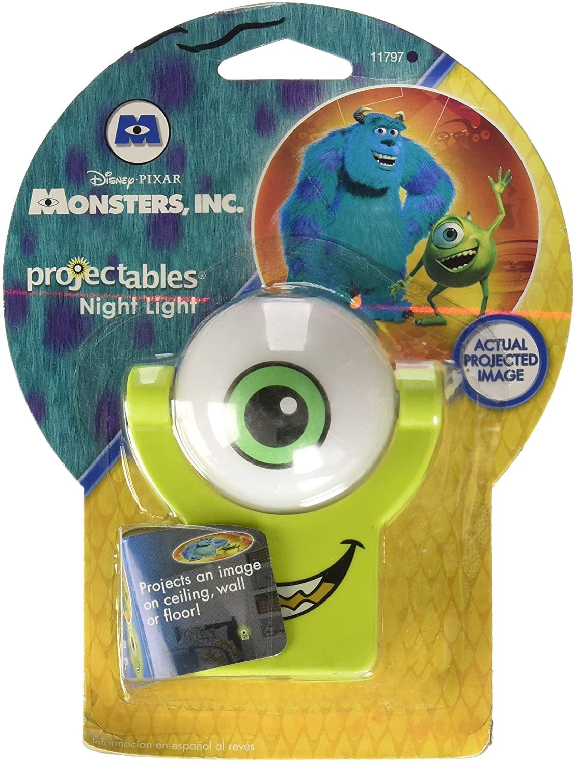 Disney Pixar Monsters, Inc. Projectable LED Night L1ight - Walmart.com