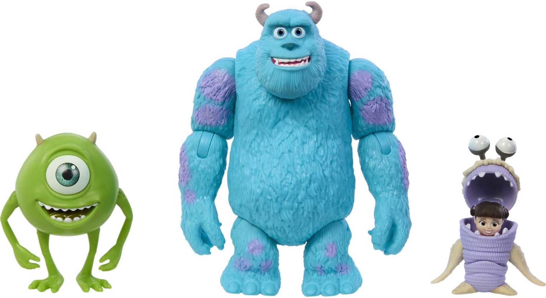 Disney Pixar Monsters, Inc. Set with 3 Action Figures, Get Boo Home ...