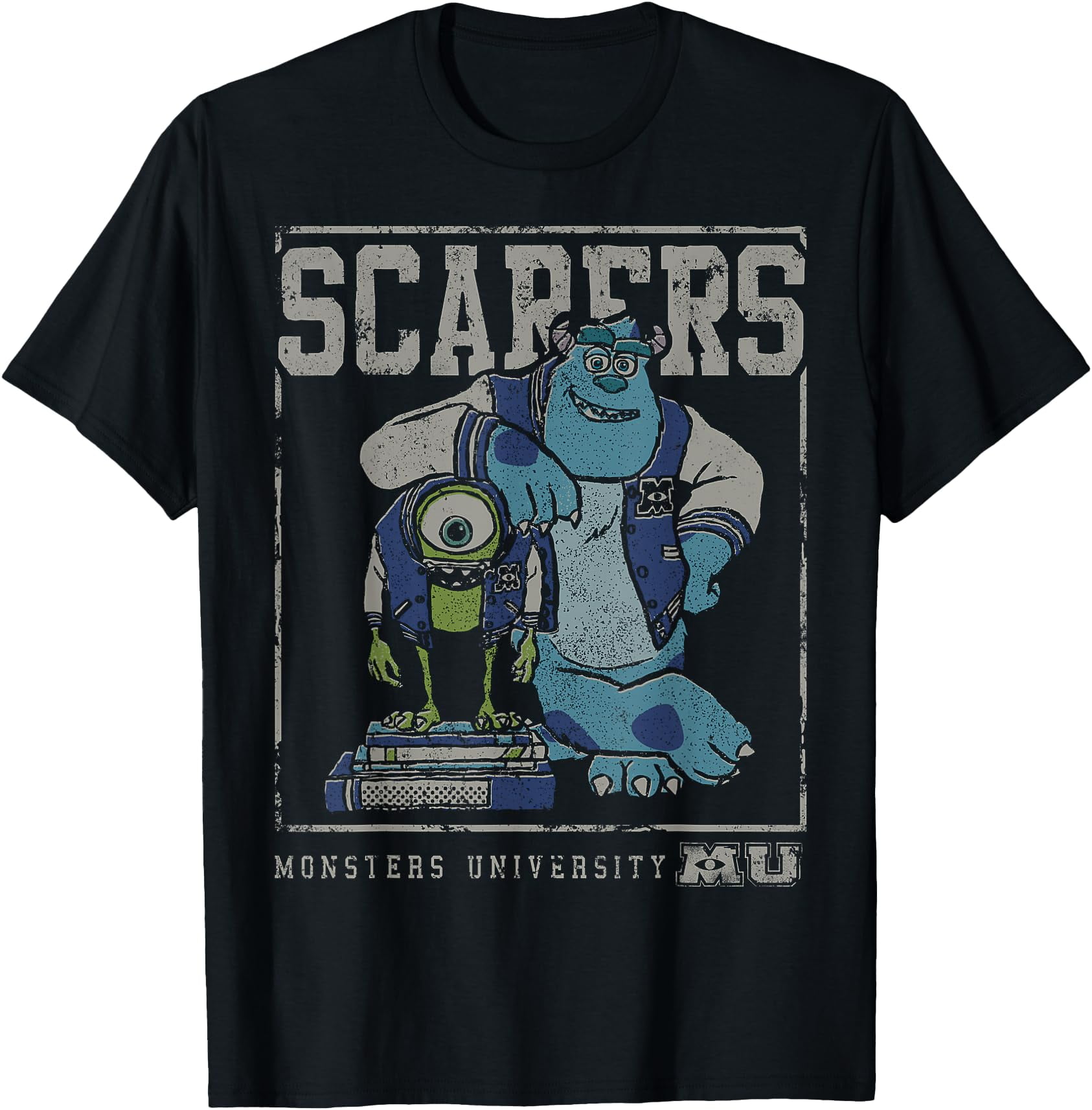 Disney Pixar Monsters University Mike And Sully Scarers T-Shirt ...