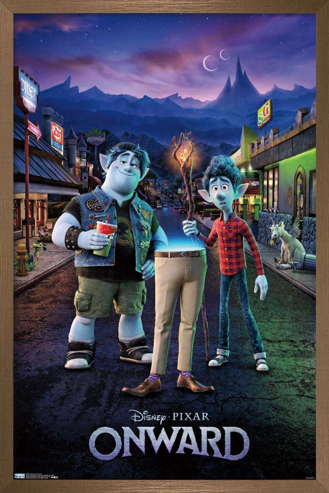 Disney Pixar Onward - Dad Teaser Wall Poster, 22.375" x 34", Framed ...