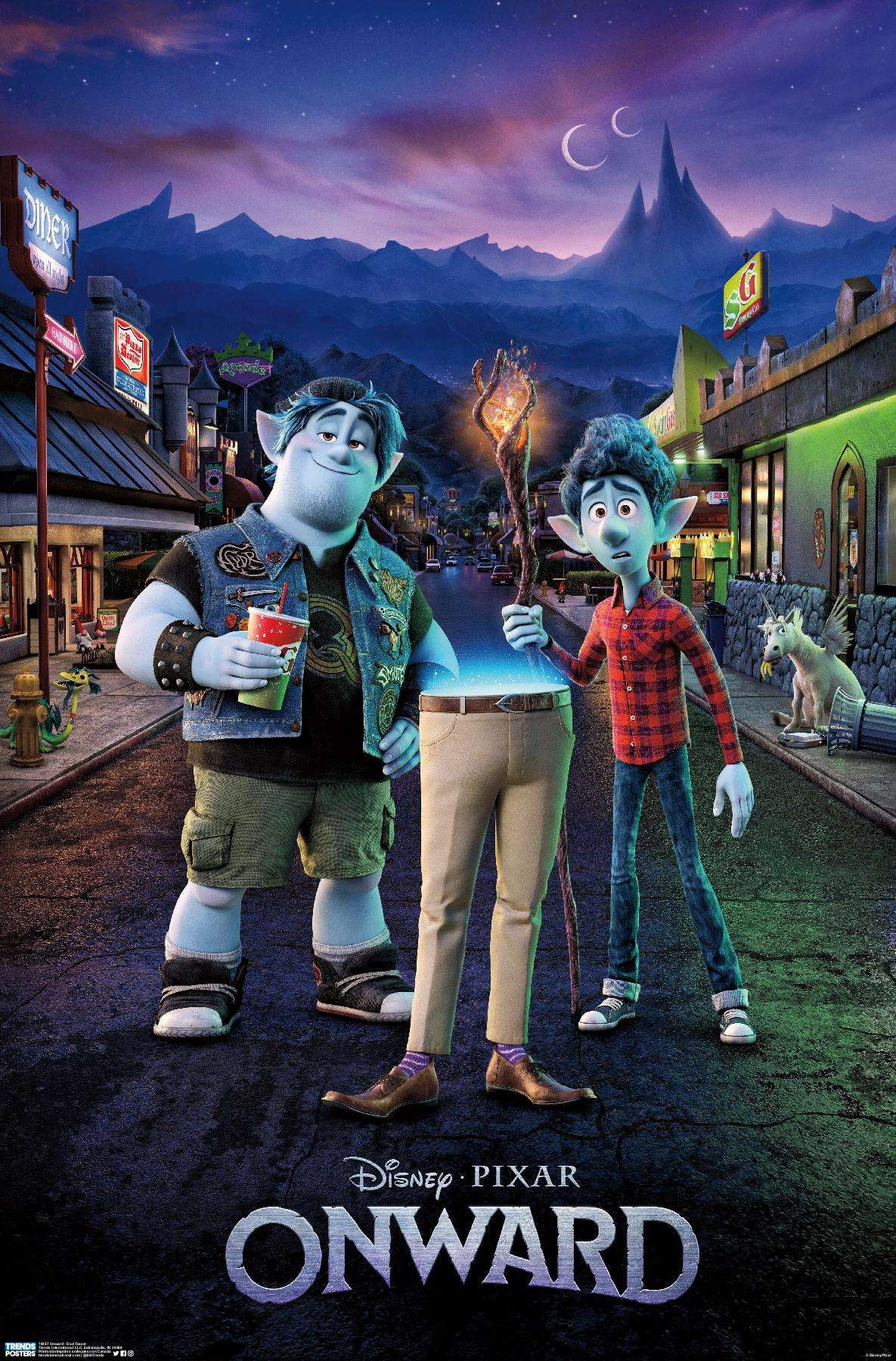 Disney Pixar Onward - Dad Teaser Wall Poster, 22.375" x 34" - Walmart.com