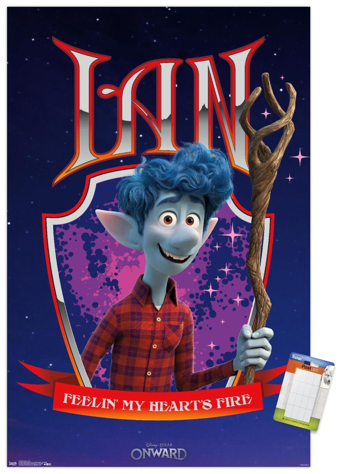 Disney Pixar Onward - Ian Wall Poster, 14.725" x 22.375" - Walmart.com