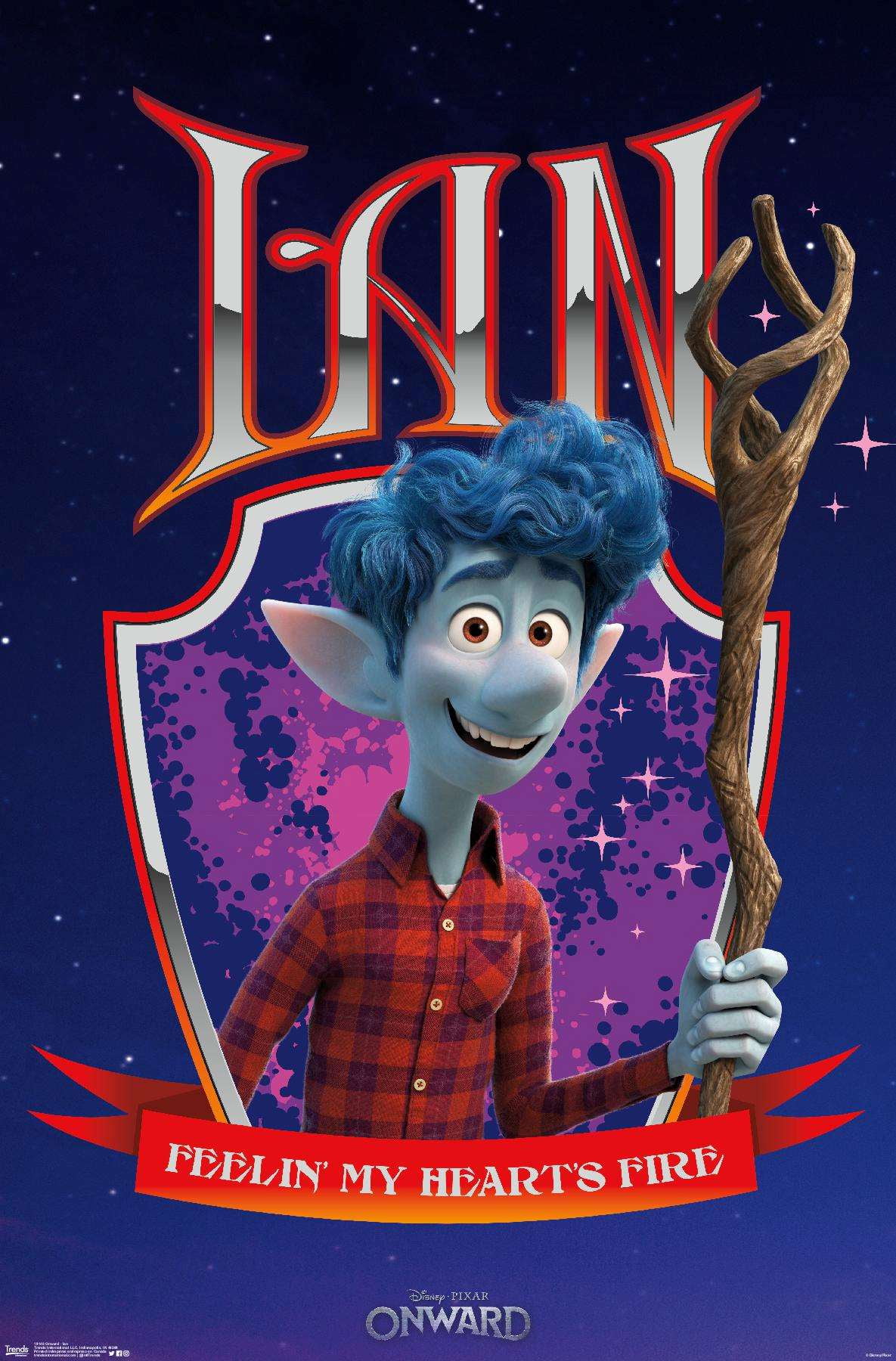 Disney Pixar Onward - Ian Wall Poster, 14.725" x 22.375" - Walmart.com