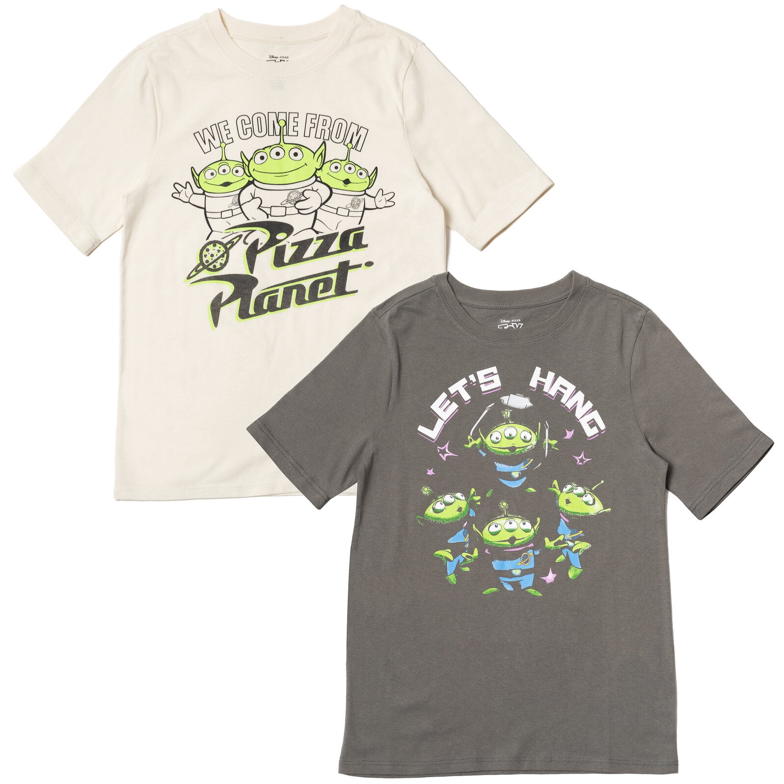 Disney Pixar Toy Story Alien 2 Pack T-Shirts Toddler to Big Kid ...