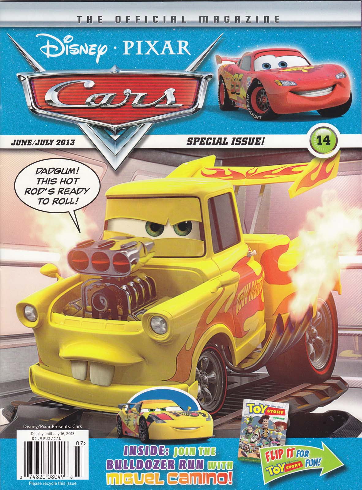 Disney Pixar Presents: Cars Magazine #14 VF ; Disney Comic Book ...
