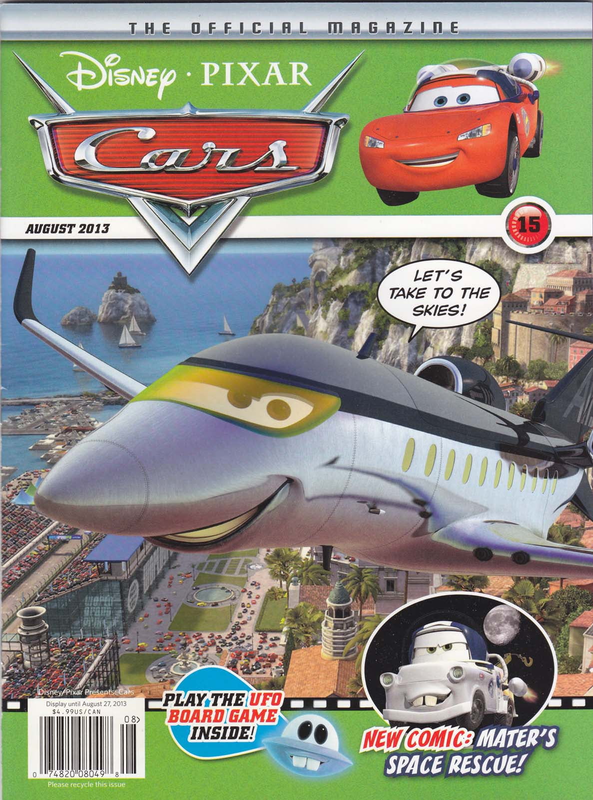 Disney Pixar Presents: Cars Magazine #15 VF ; Disney Comic Book ...