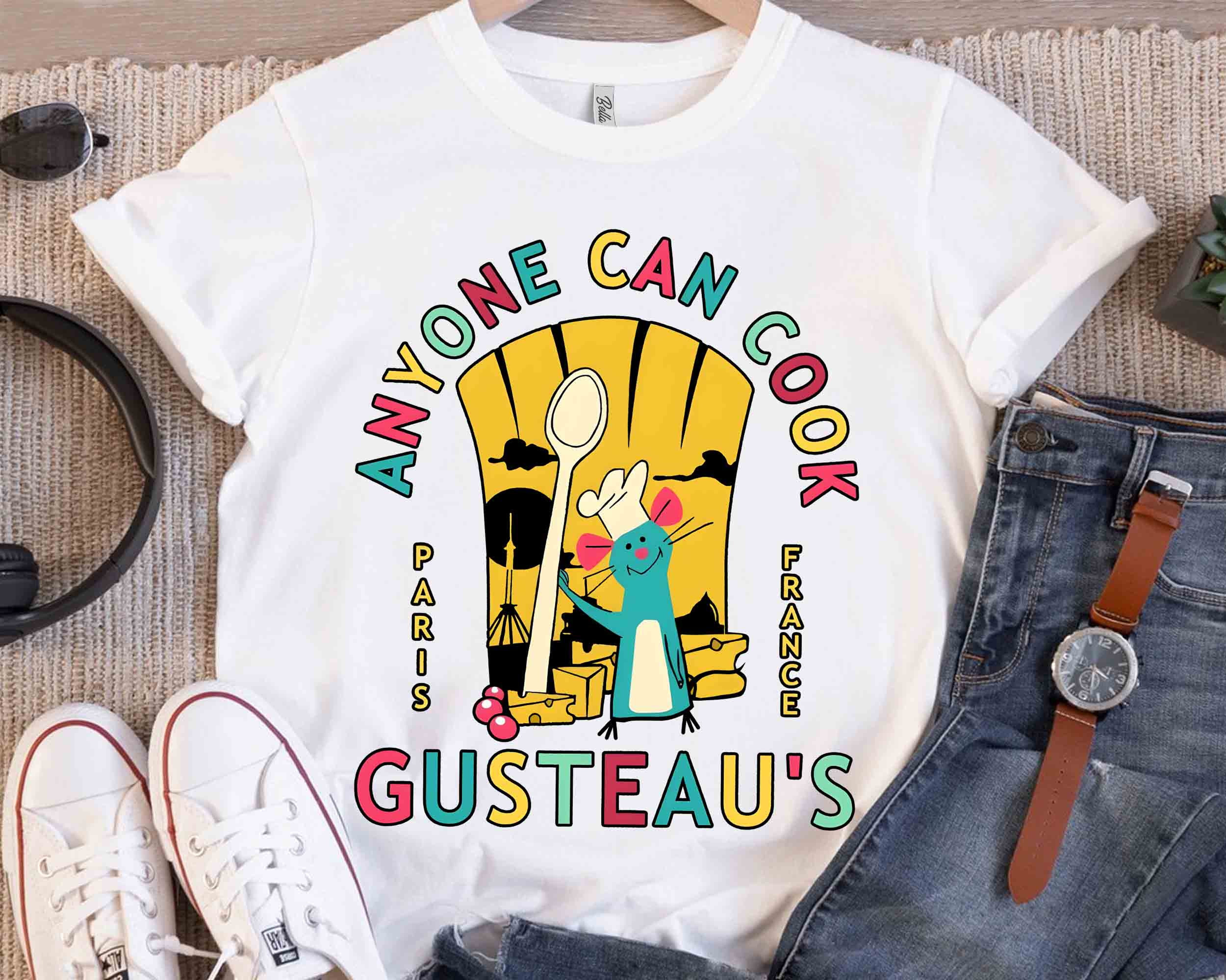 Disney Pixar Ratatouille Remy Little Chef Anyone Can Cook Shirt, Remy's ...