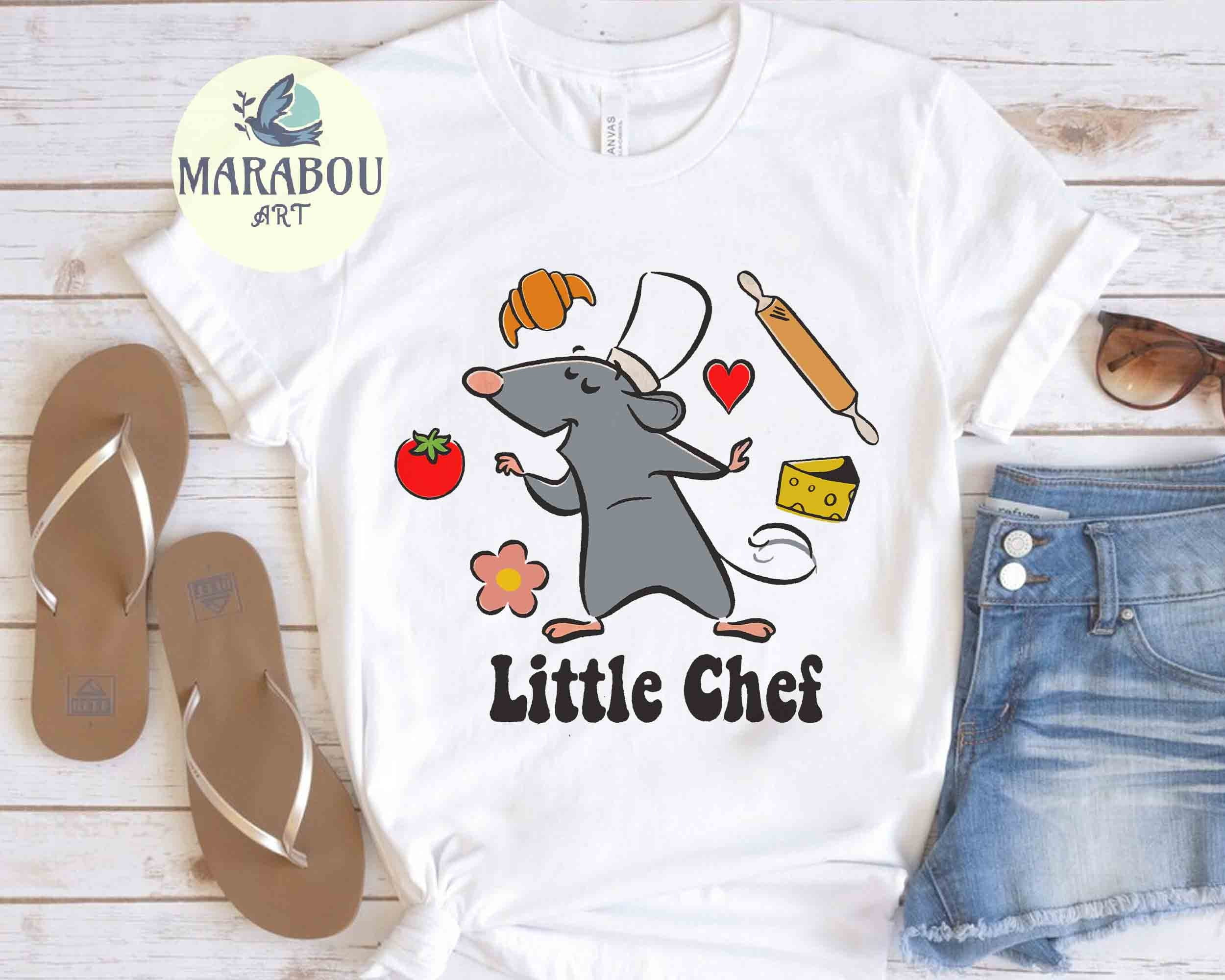 Disney Pixar Ratatouille Remy Little Chef With Foods Graphic Shirt ...