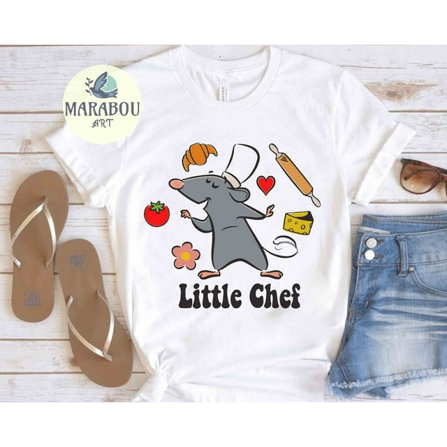 Disney Pixar Ratatouille Remy Little Chef With Foods Graphic Shirt ...