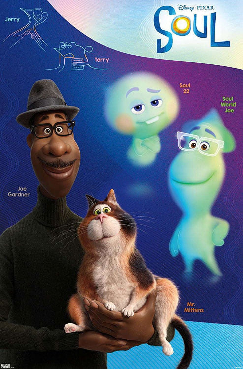 Disney Pixar Soul - Group Wall Poster, 22.375" x 34" - Walmart.com