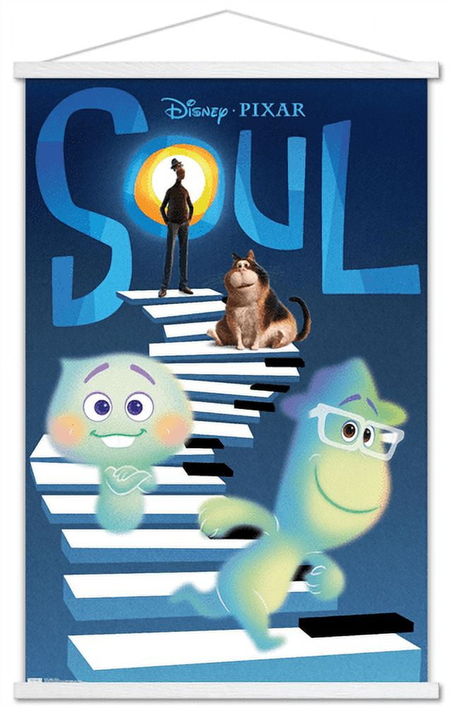 Disney Pixar Soul - Piano Wall Poster with Magnetic Frame, 22.375" x 34 ...
