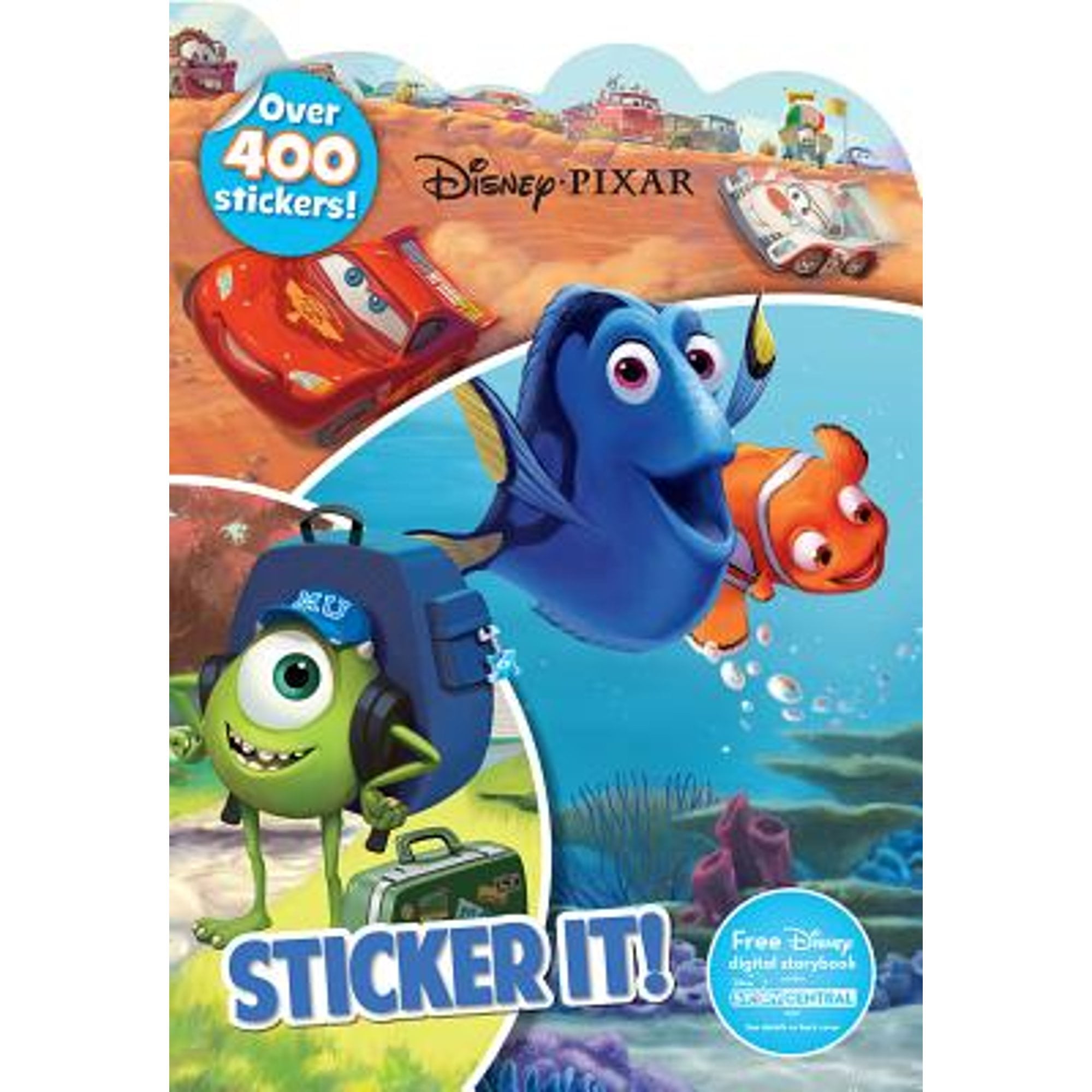 Pre-Owned Disney Pixar Sticker It!: Over 400 Stickers! (Paperback ...
