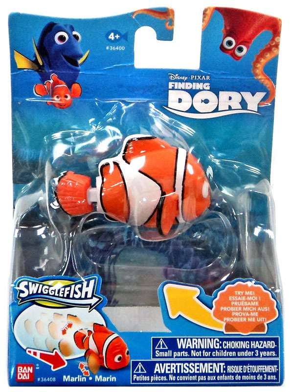 Bandai America Disney Pixar Finding Dory Swigglefish Marlin Figure, 2. ...