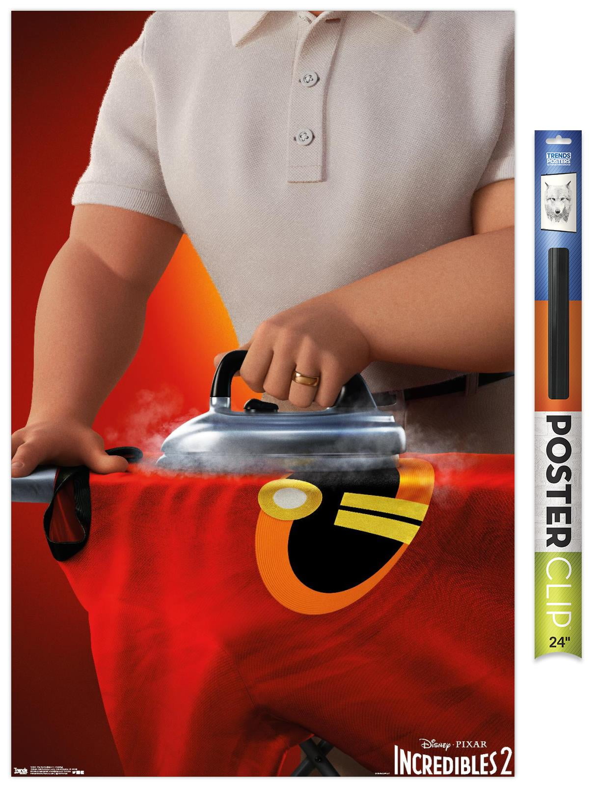 Disney Pixar The Incredibles 2 - Ironing Wall Poster, 22.375" x 34 ...