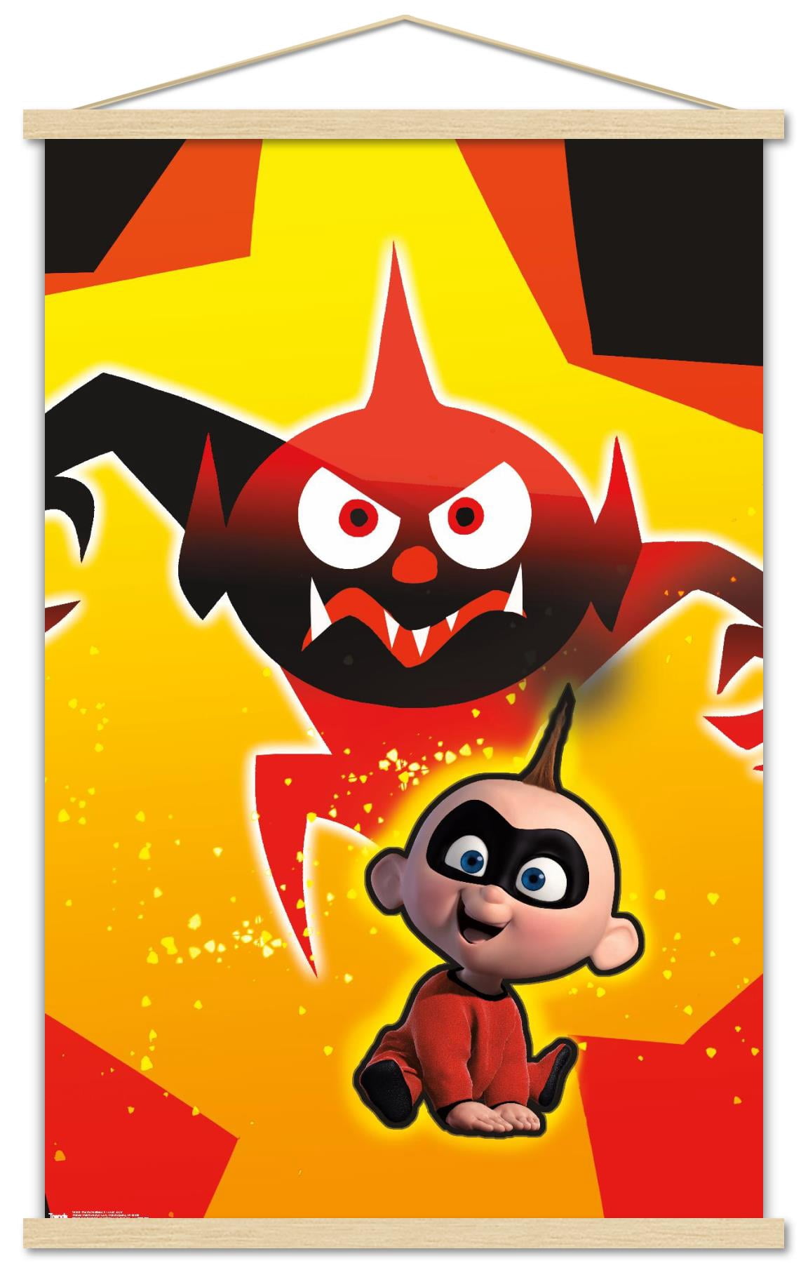 Disney Pixar The Incredibles 2 - Jack Jack Wall Poster with Magnetic ...