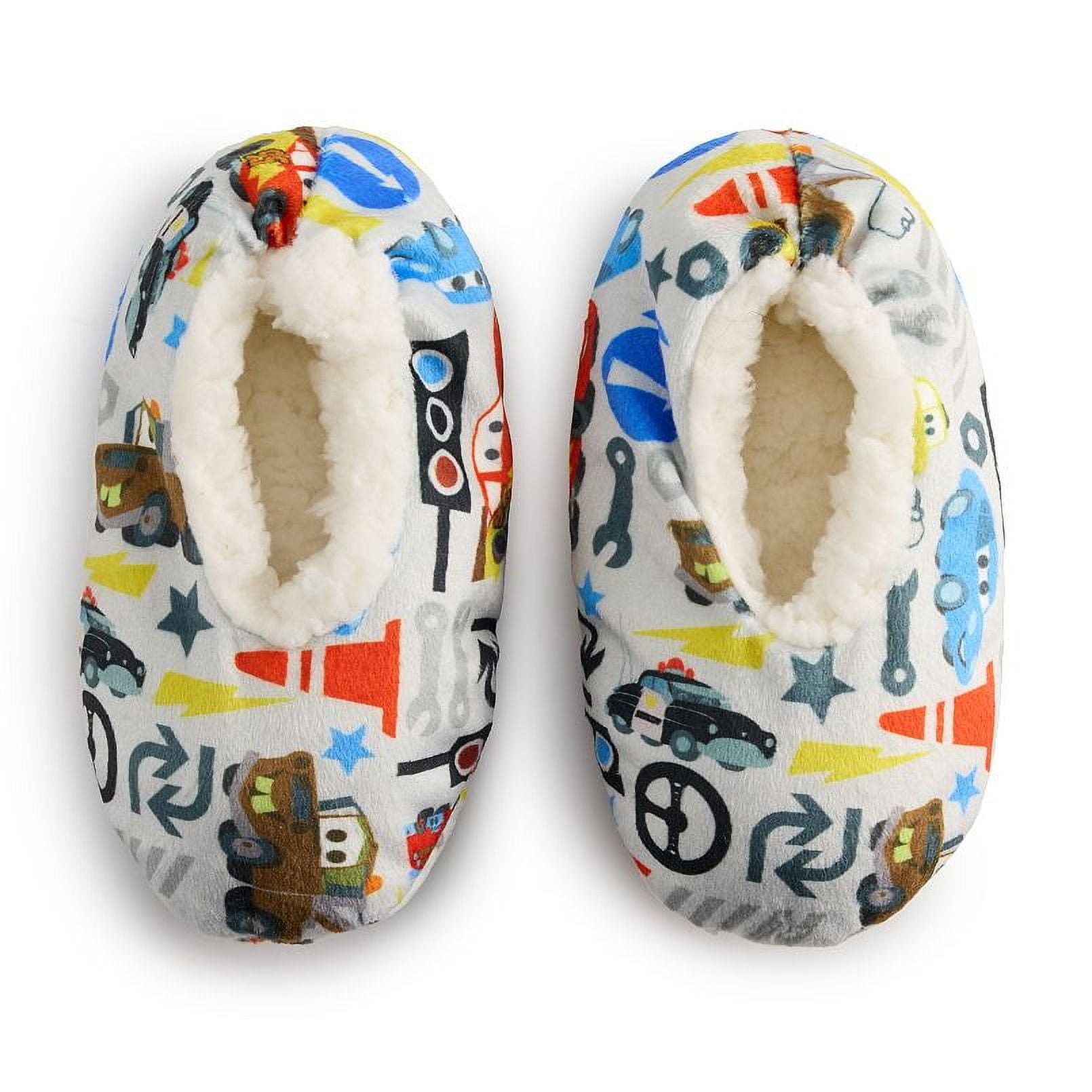 Disney Pixar Toddler Slippers, Snuggle Toe, House, Flat Heel, Medium ...