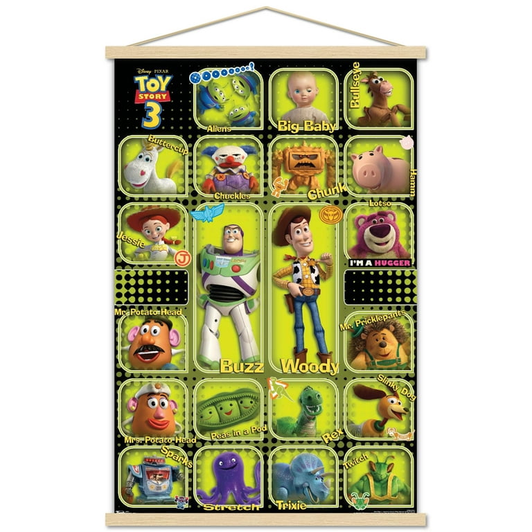 Toy Story 3 Character Posters Toy Story 25th Anniversary Limited