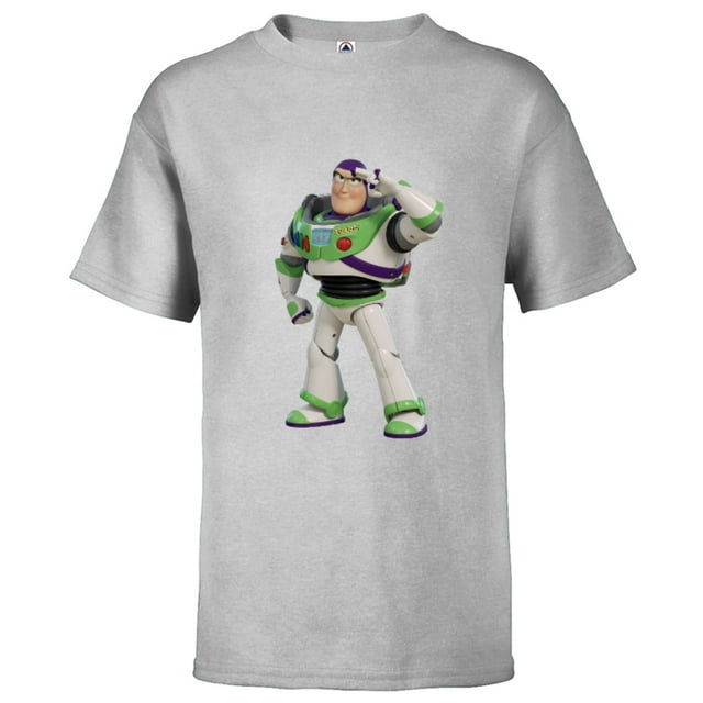 Disney Pixar Toy Story 4 Buzz Lightyear Hero Salute T-Shirt - Short ...