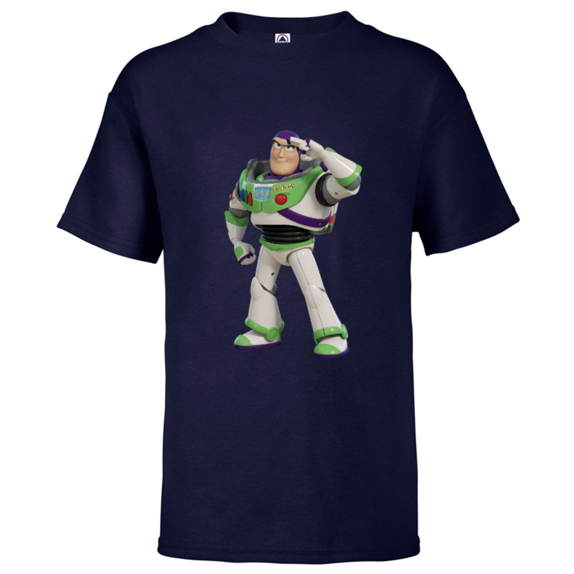 Disney Pixar Toy Story 4 Buzz Lightyear Hero Salute T-Shirt - Short ...