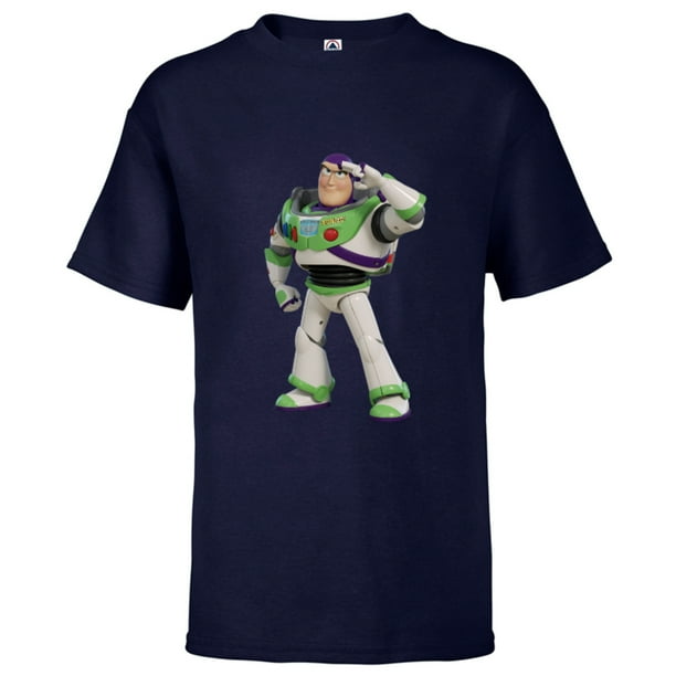 Disney Pixar Toy Story 4 Buzz Lightyear Hero Salute T-Shirt - Short ...