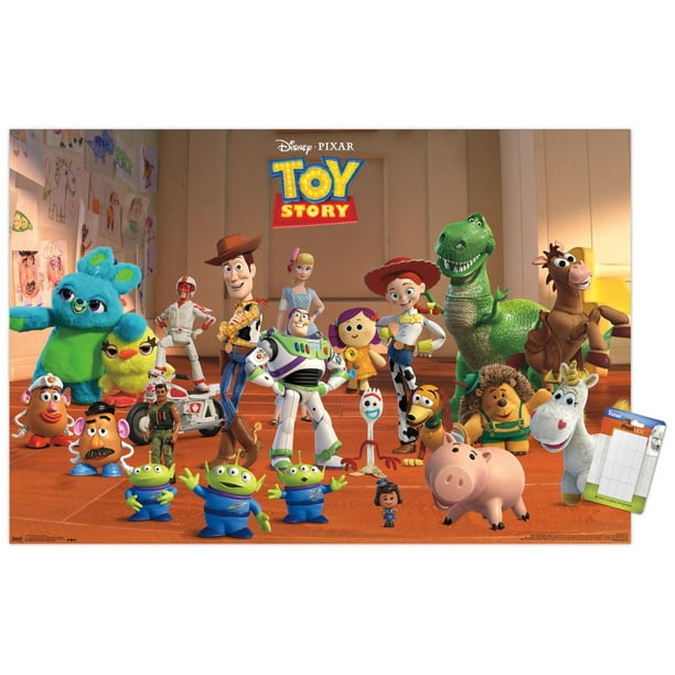 Disney Pixar Toy Story 4 - Collage Wall Poster, 22.375" x 34" - Walmart ...