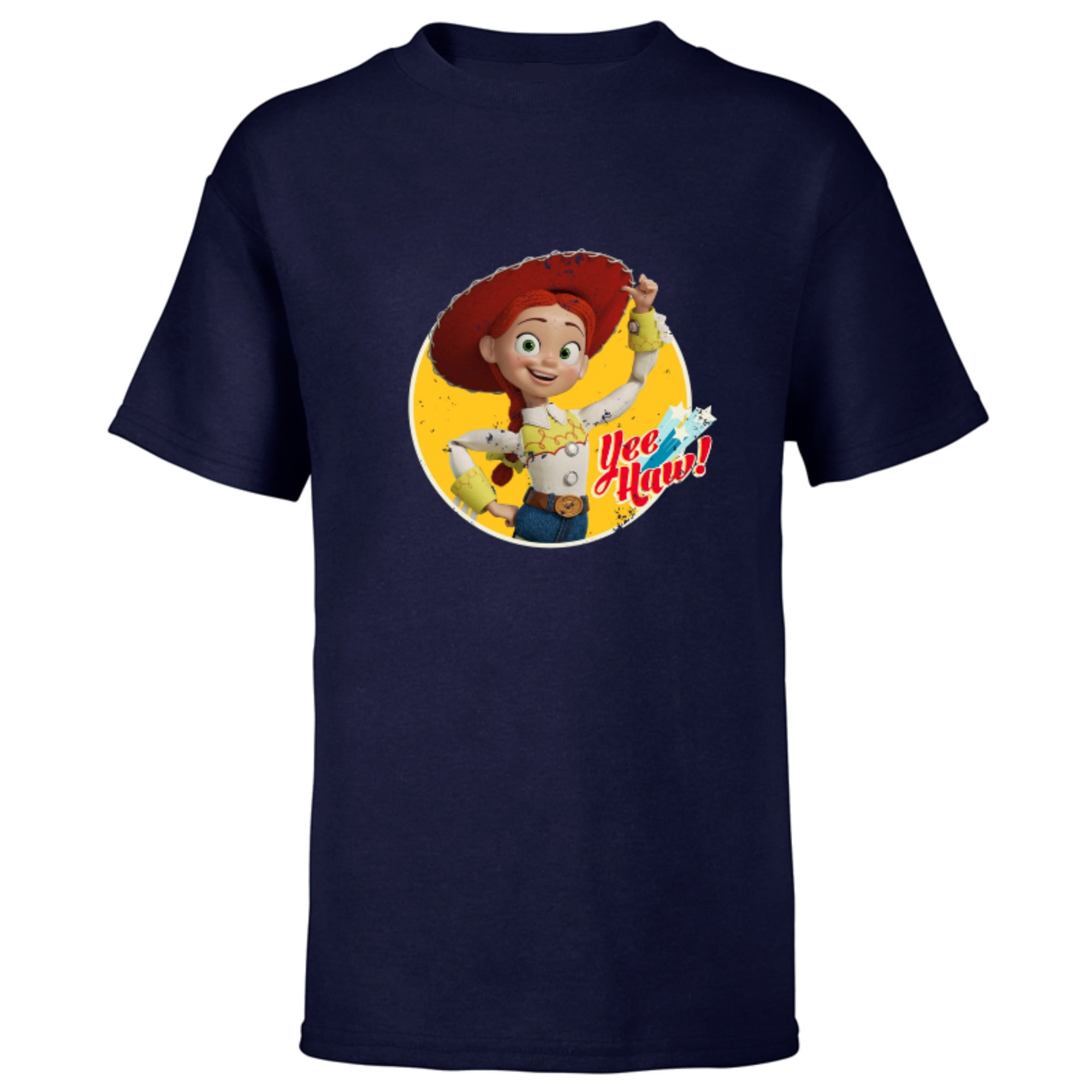 Disney Pixar Toy Story 4 Cowgirl Jessie Yee Haw T-Shirt - Short Sleeve ...