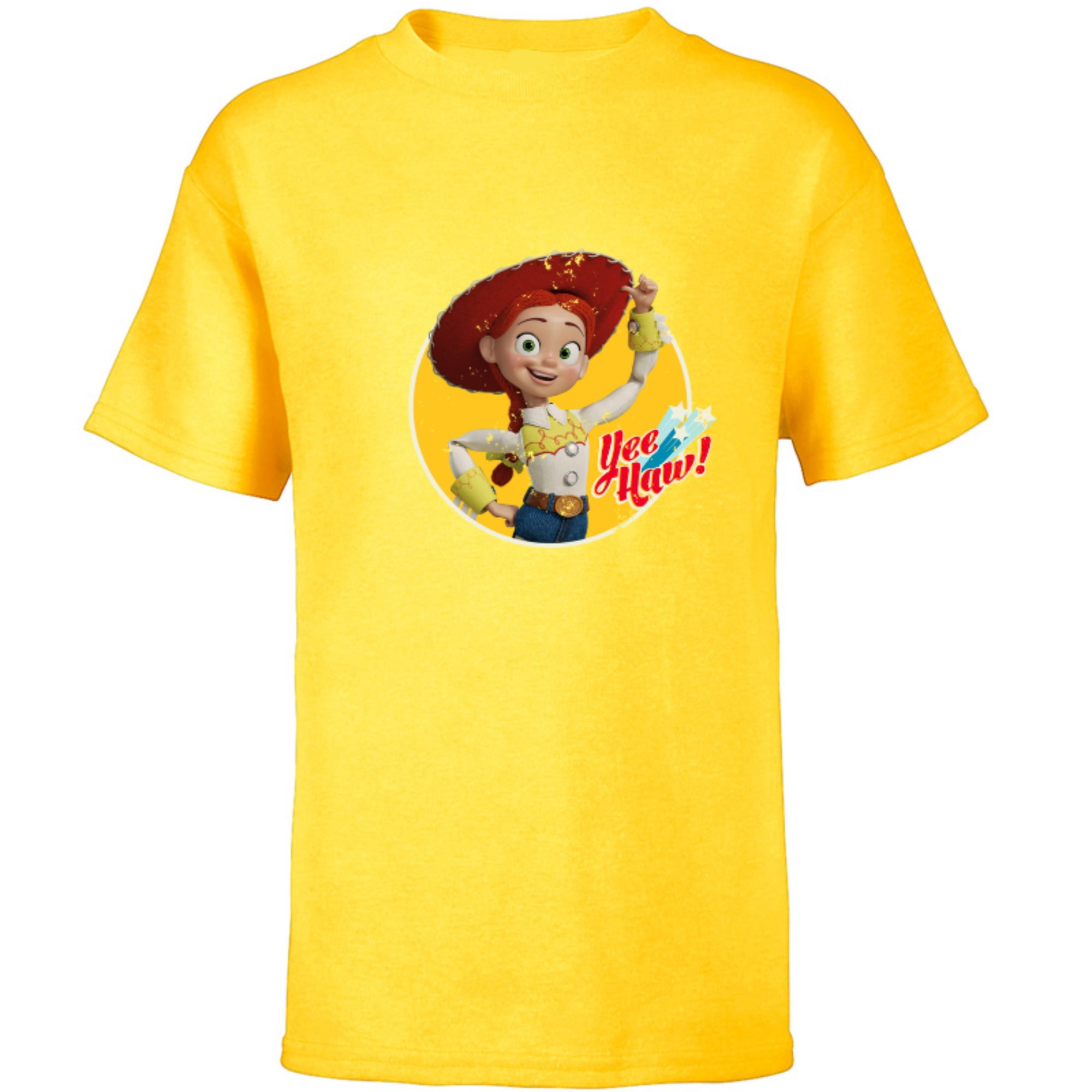 Disney Pixar Toy Story 4 Cowgirl Jessie Yee Haw T-Shirt - Short Sleeve ...