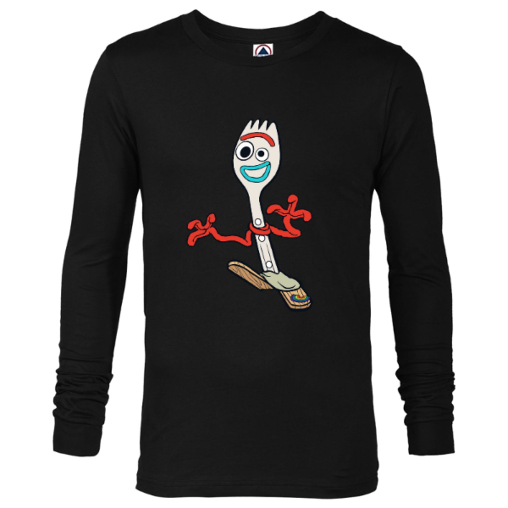 Disney Pixar Toy Story 4 Forky Running T-Shirt - Long Sleeve T-Shirt ...
