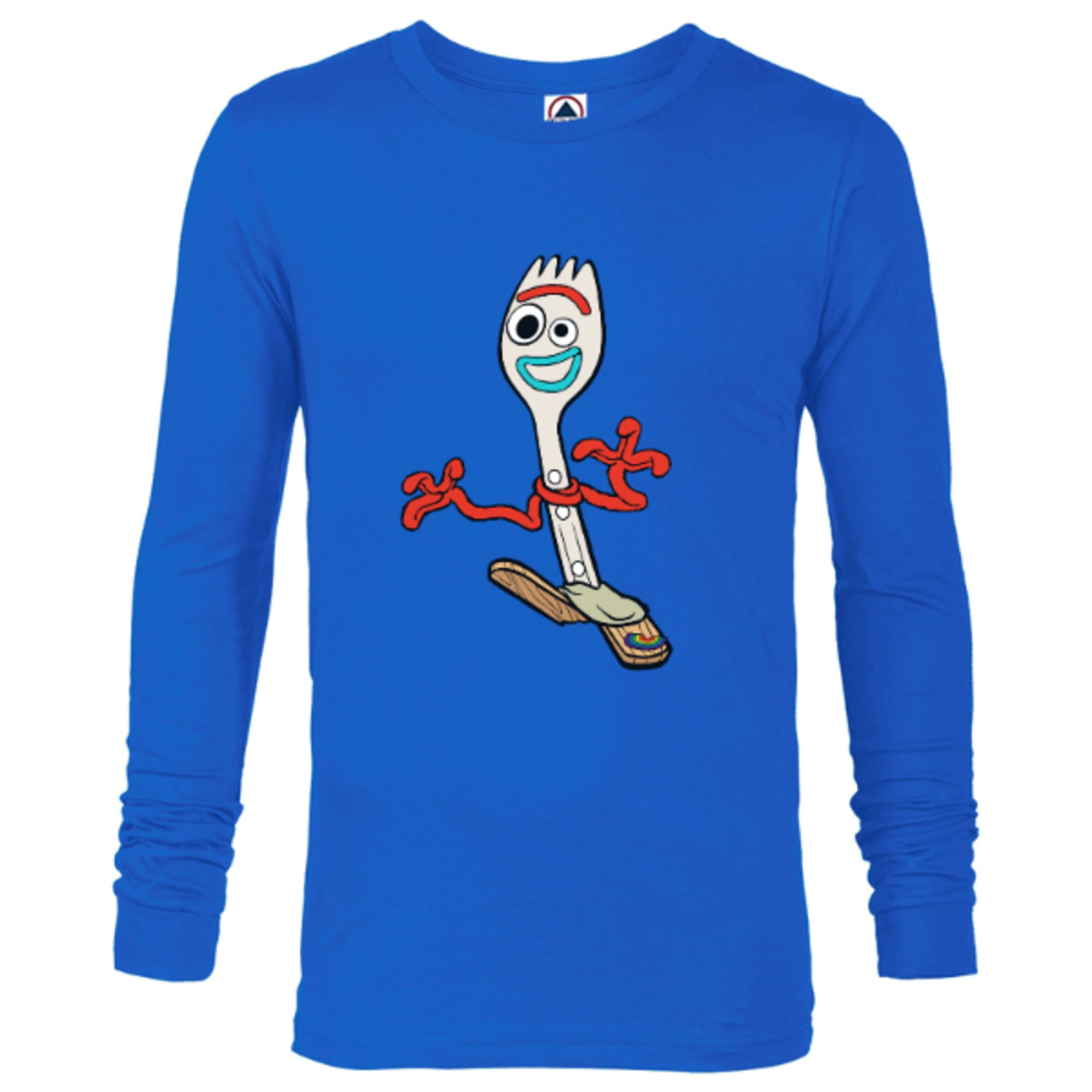 Disney Pixar Toy Story 4 Forky Running T-Shirt - Long Sleeve T-Shirt ...