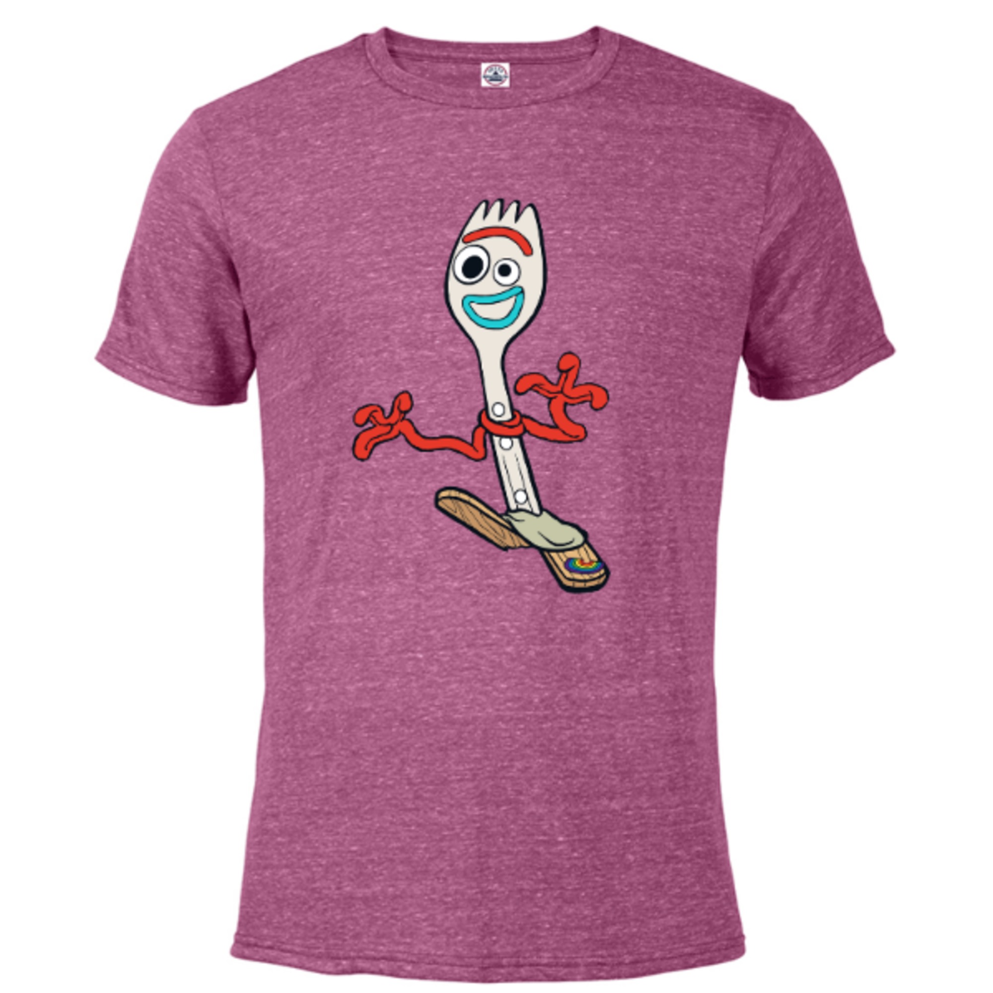 Disney Pixar Toy Story 4 Forky Running T-Shirt- Short Sleeve Blended T ...