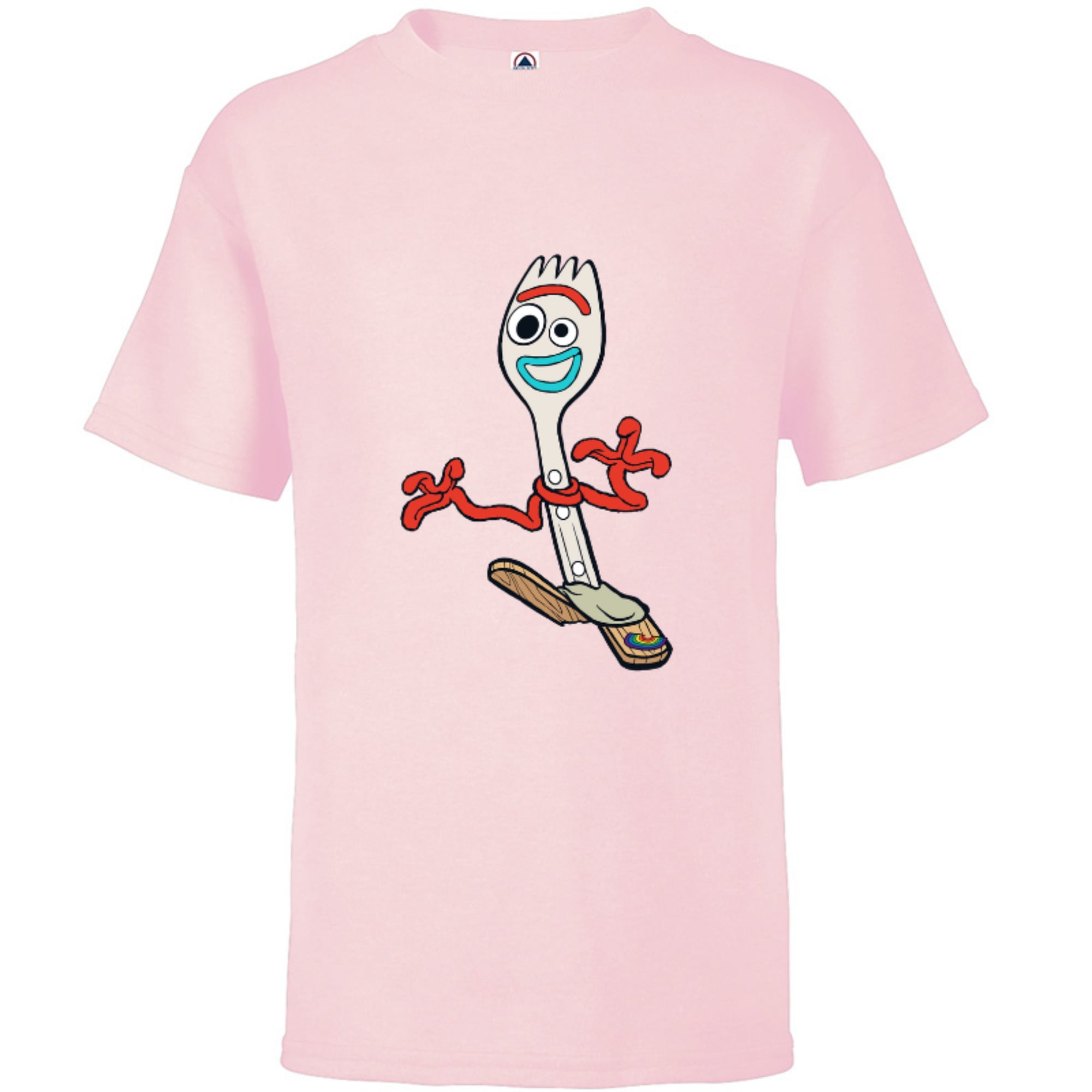 Disney Pixar Toy Story 4 Forky Running T-Shirt - Short Sleeve T-Shirt ...
