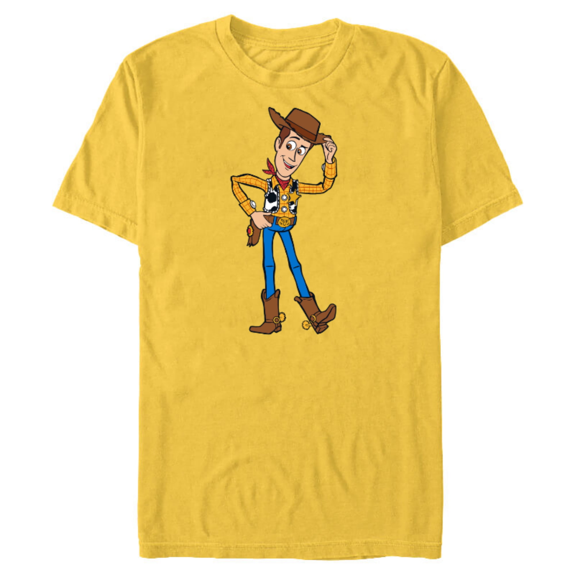 Disney Pixar Toy Story 4 Hello Woody Cowboy T-Shirt- Short Sleeve ...