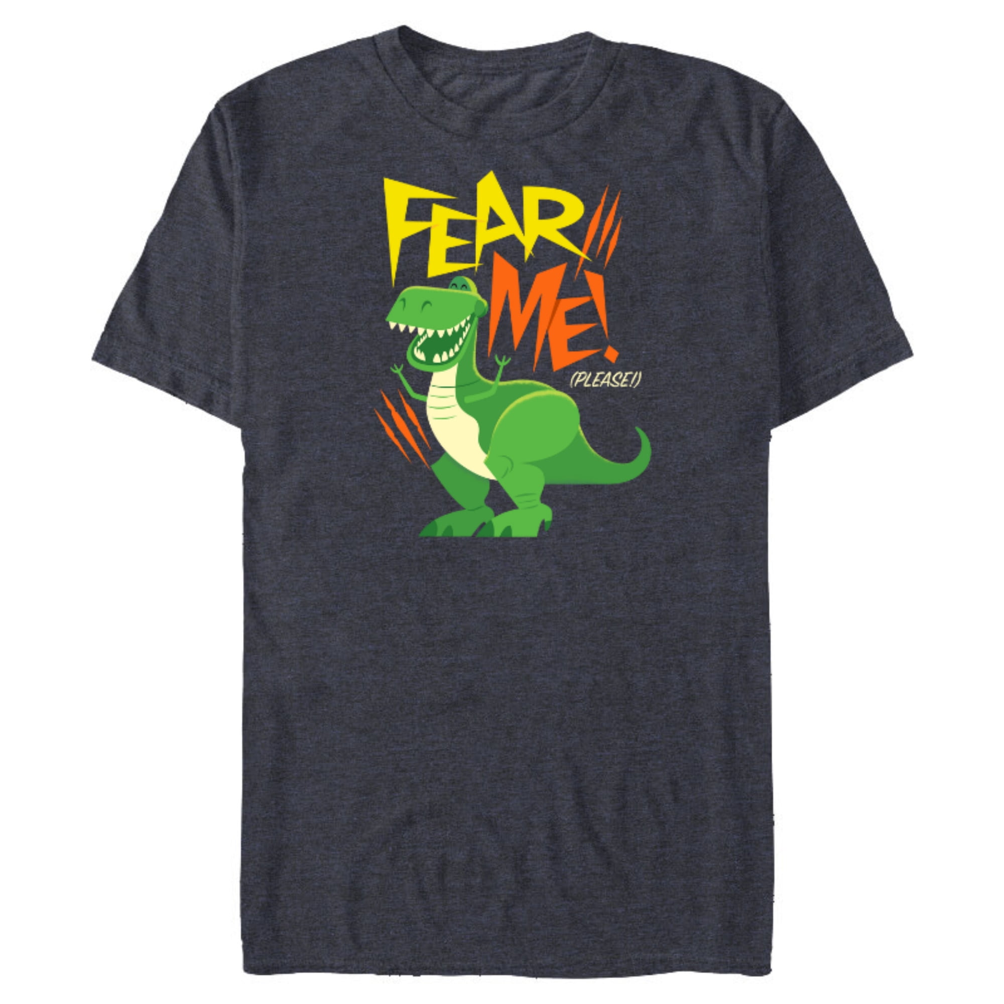 Disney Pixar Toy Story 4 Rex Fear Me Please T-Shirt- Short Sleeve ...