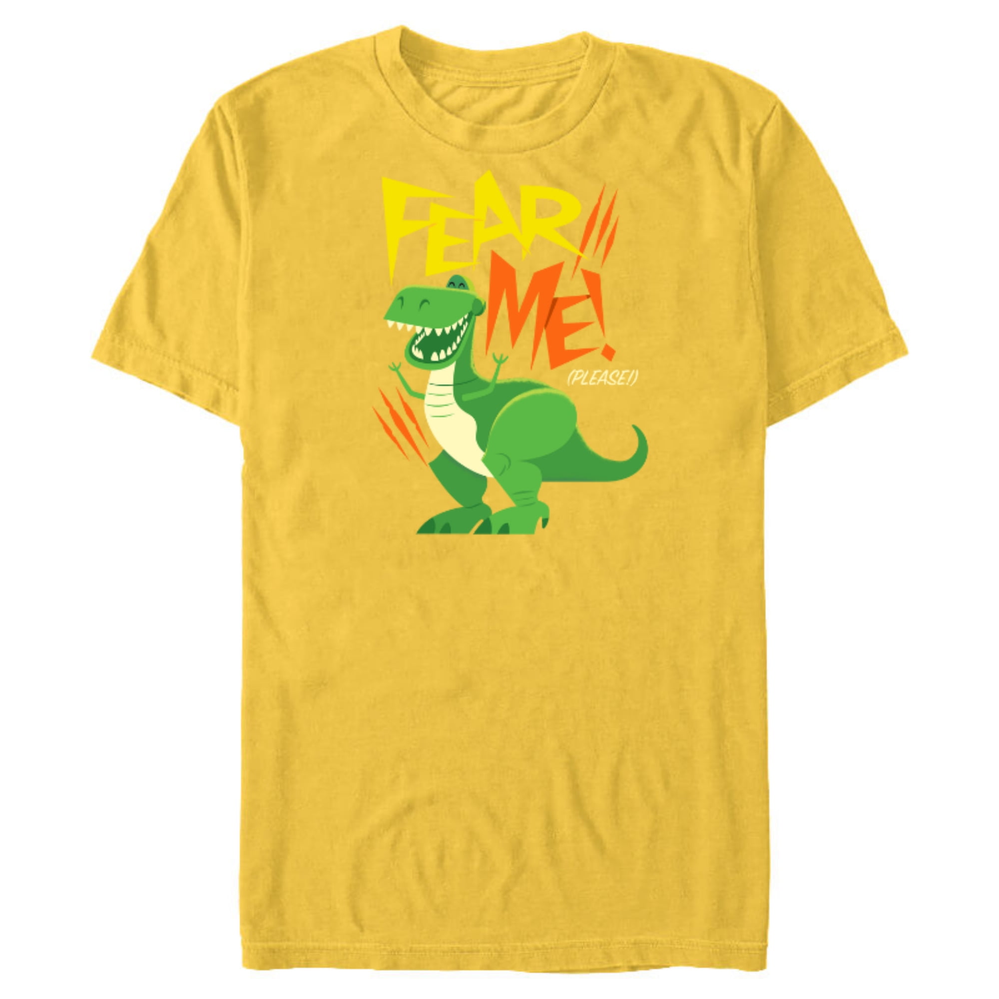 Disney Pixar Toy Story 4 Rex Fear Me Please T-Shirt- Short Sleeve ...