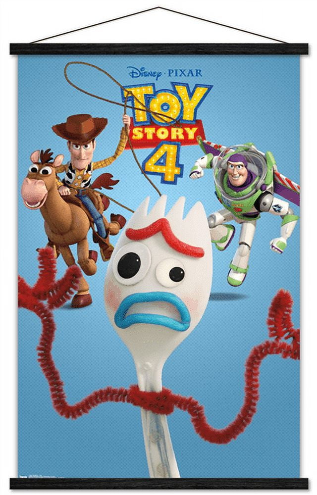 Disney Pixar Toy Story 4 - Trio Wall Poster with Magnetic Frame, 22.375 ...
