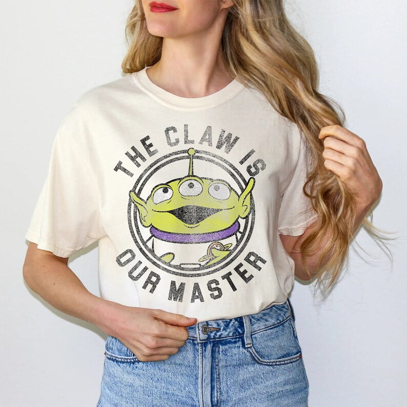 Disney Pixar Toy Story Alien The Claw Is Our Master Shirt, Retro Family ...