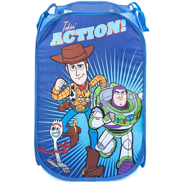 Disney Pixar Toy Story Kids Pop Up Hamper - Durable Handles, Mesh ...
