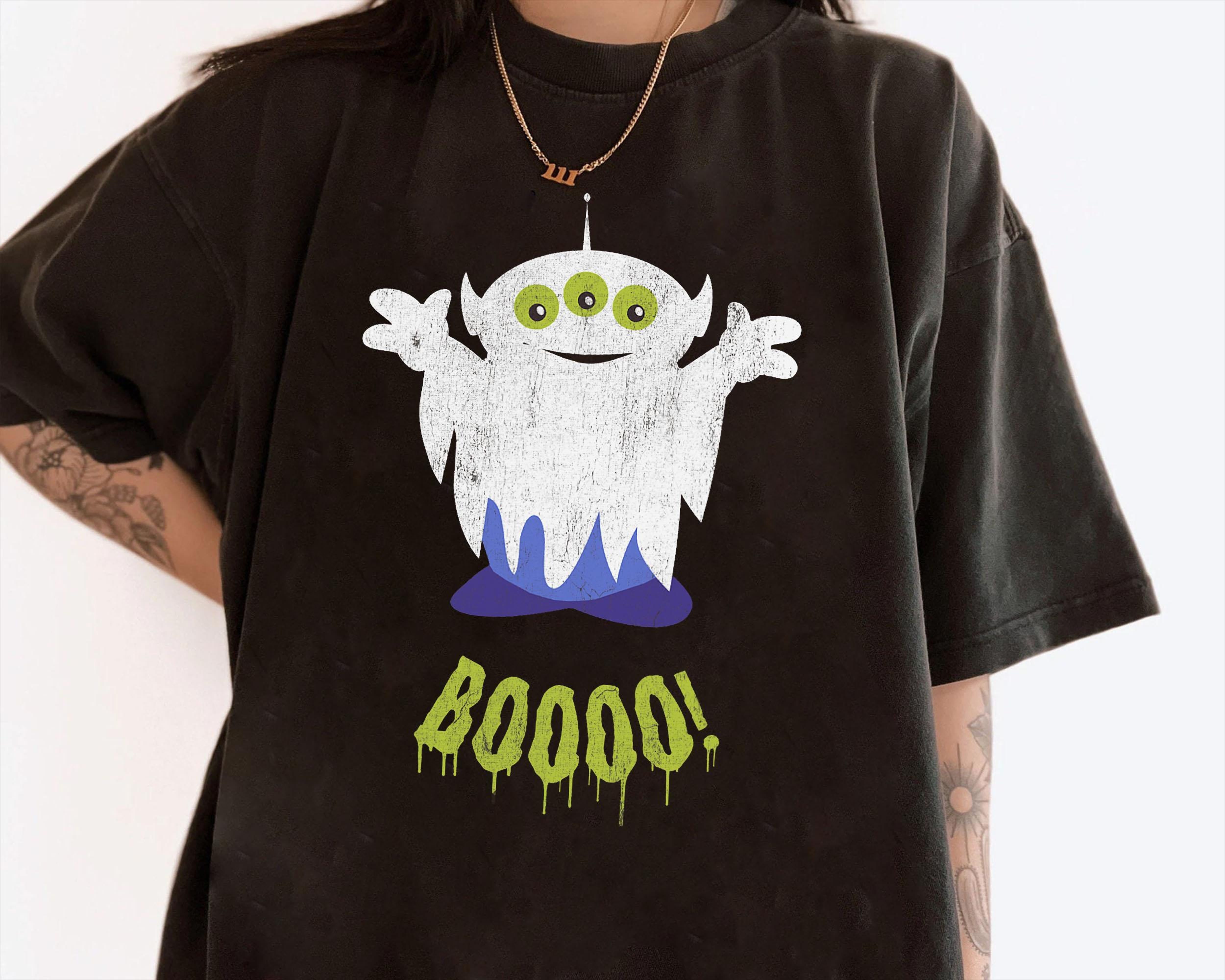 Disney Pixar Toy Story Booo!! Alien Ghost Costume Halloween T-Shirt ...