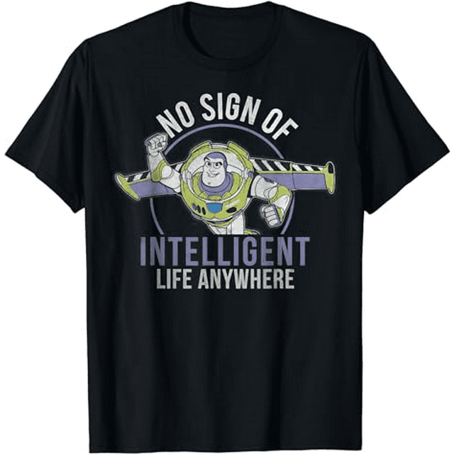 Disney Pixar Toy Story Buzz Lightyear Intelligent Life T-Shirt ...