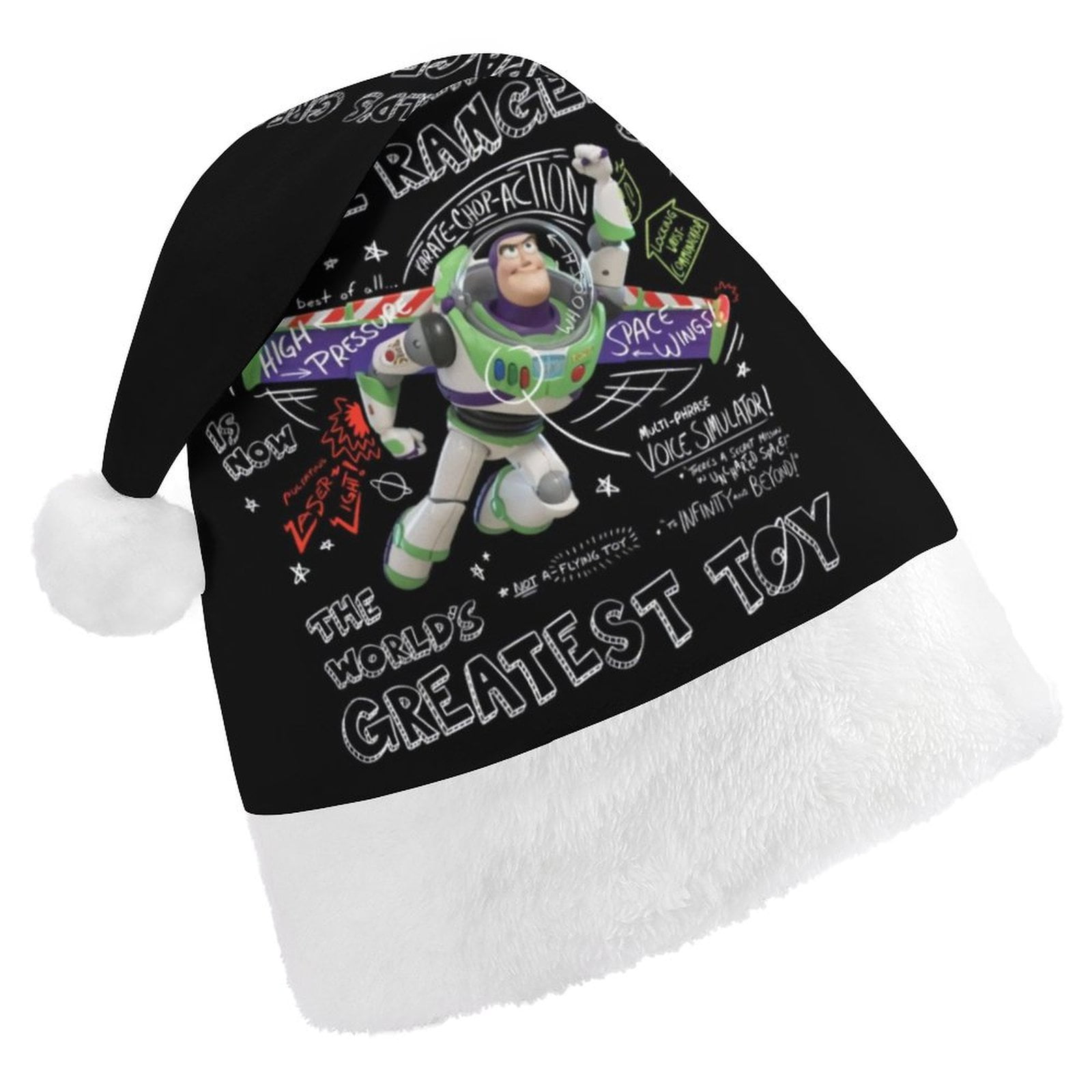 Disney Pixar Toy Story Buzz Lightyear The World’s Greatest Santa Hat ...