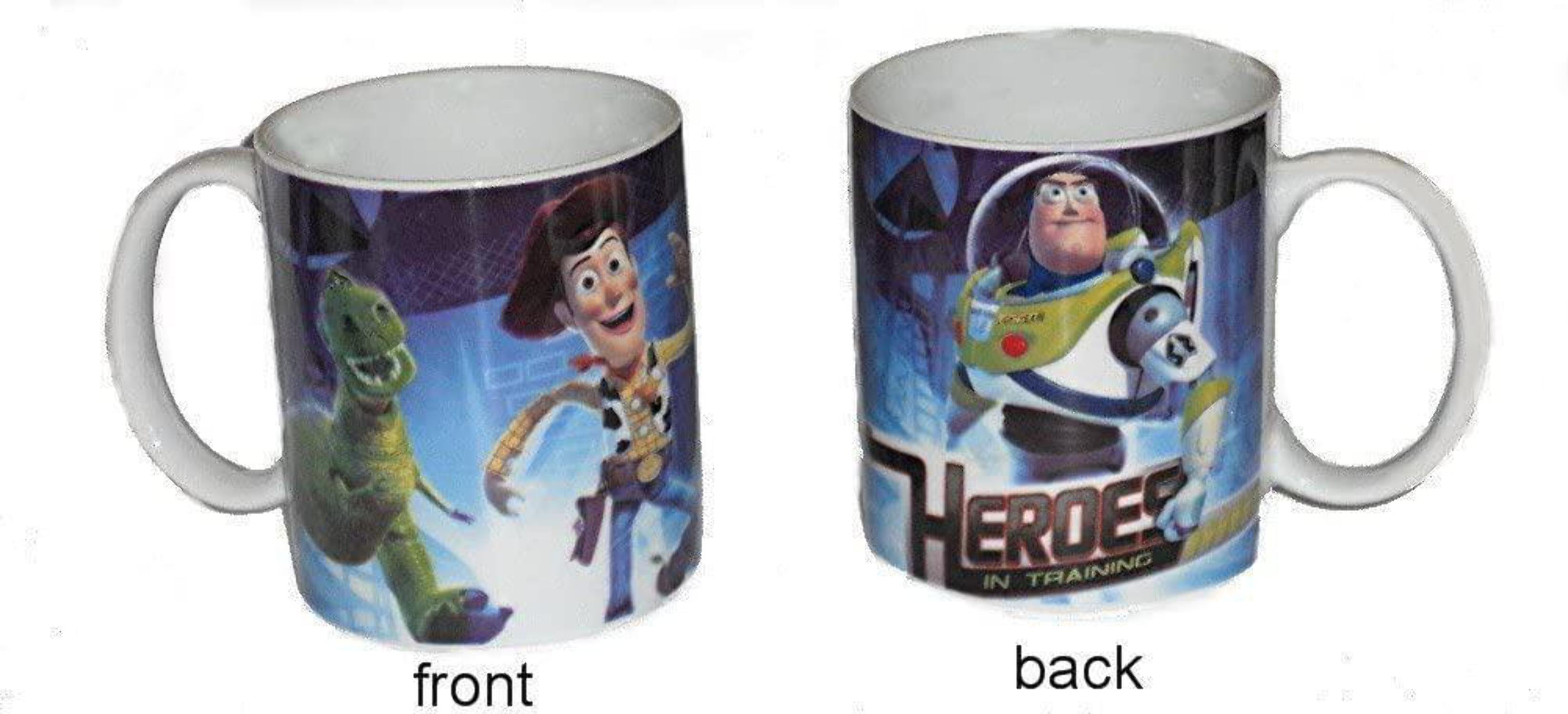 Disney Pixar Toy Story Ceramic Coffee Tea Mug, Buzz Lightyear & Woody ...