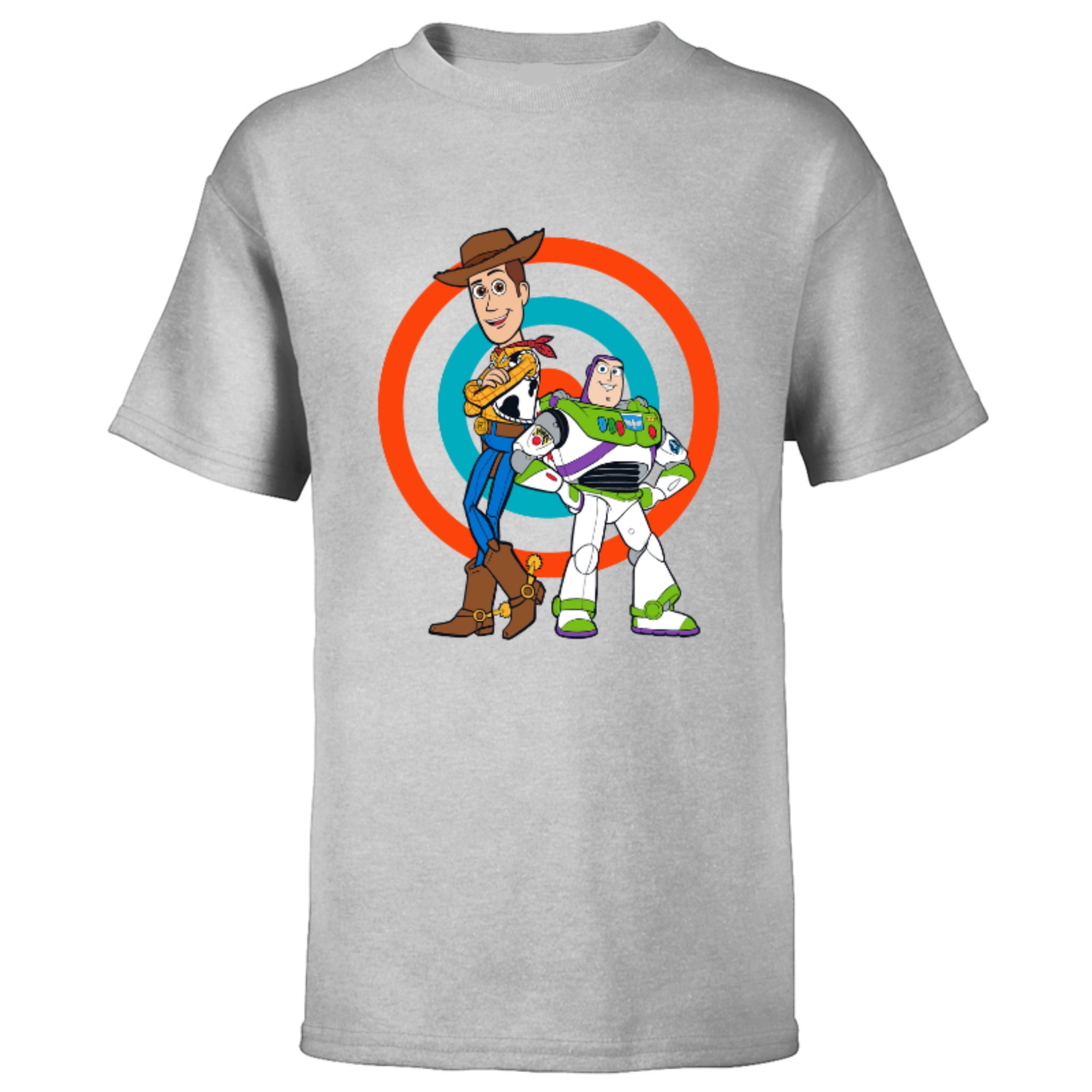 Disney Pixar Toy Story Buzz Lightyear and Woody T-Shirt - Short Sleeve ...