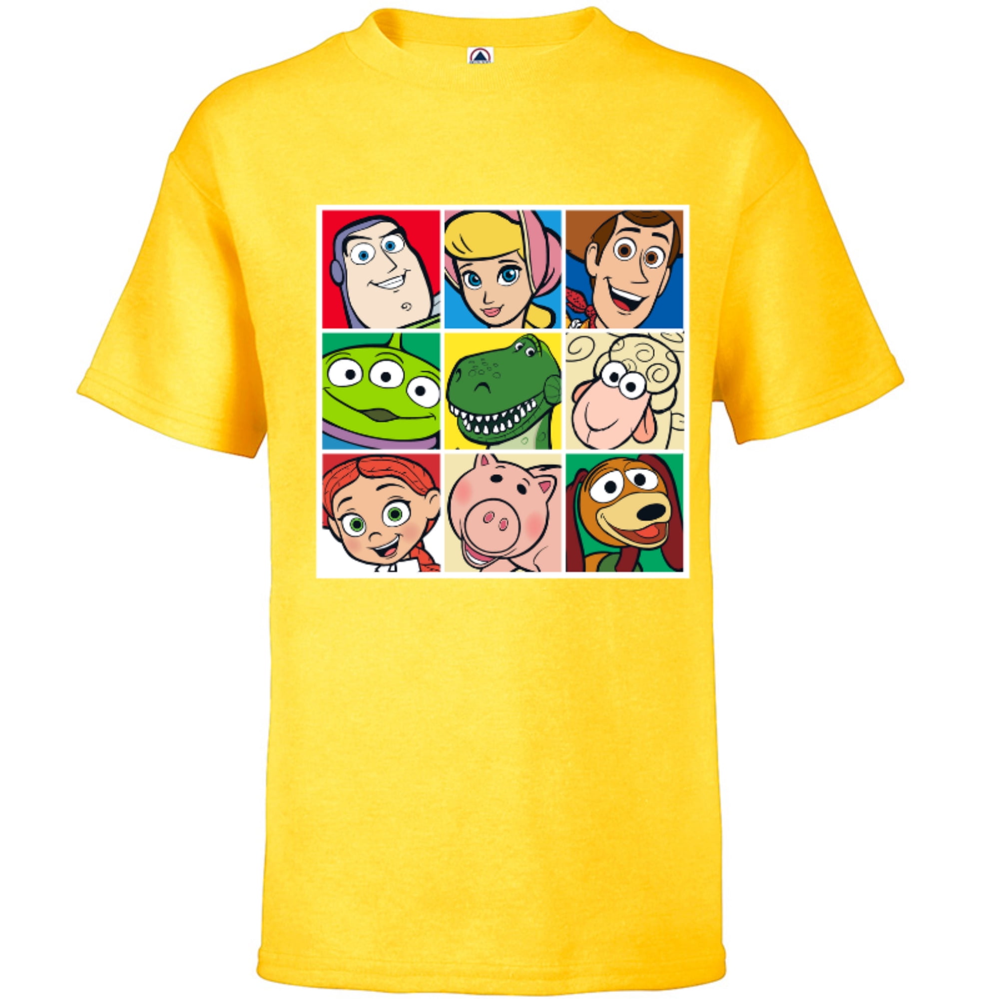 Disney Pixar Toy Story Cast Character Grid T-Shirt - Short Sleeve T ...
