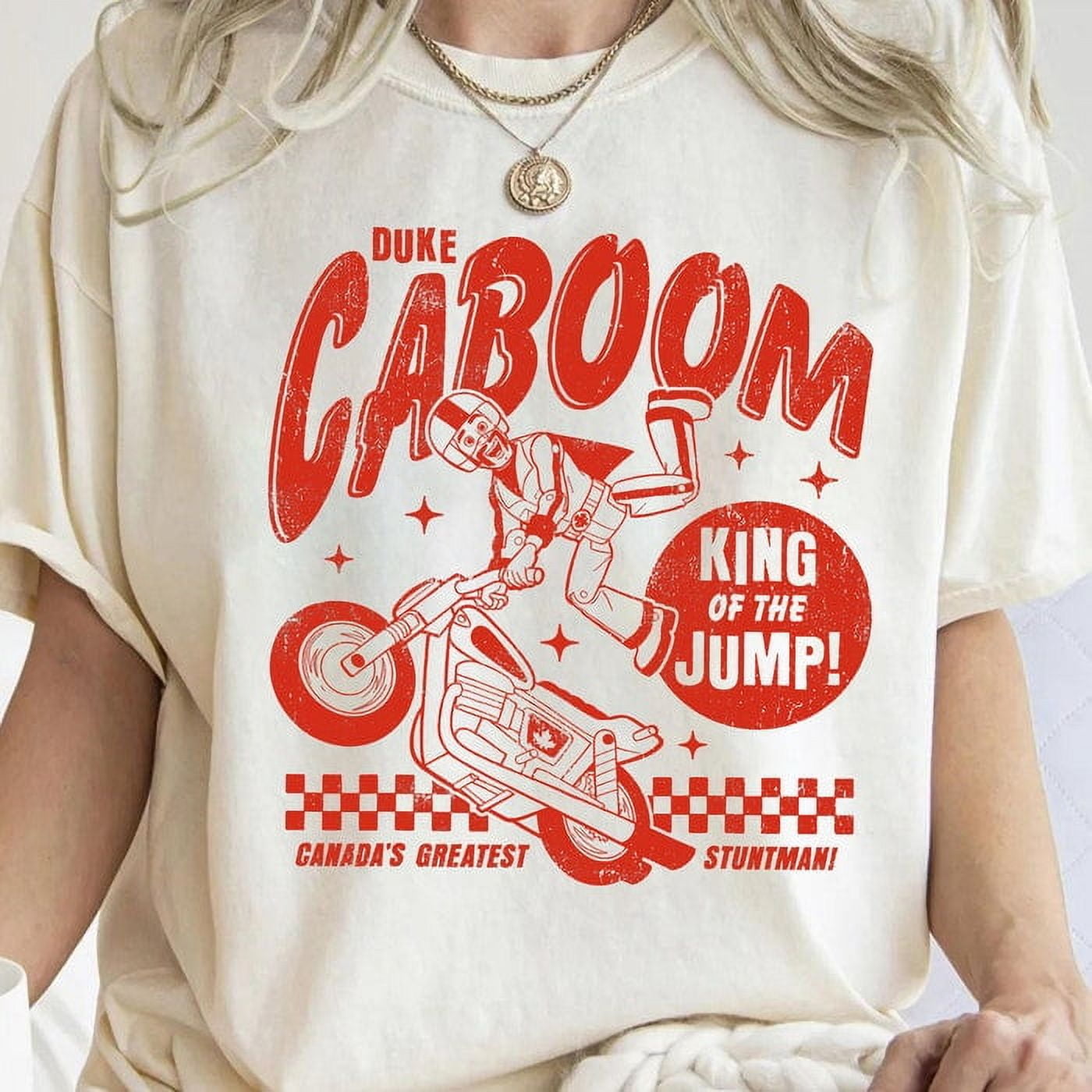 Disney Pixar Toy Story Duke Caboom Greatest Stuntman T-Shirt, Toy Story ...