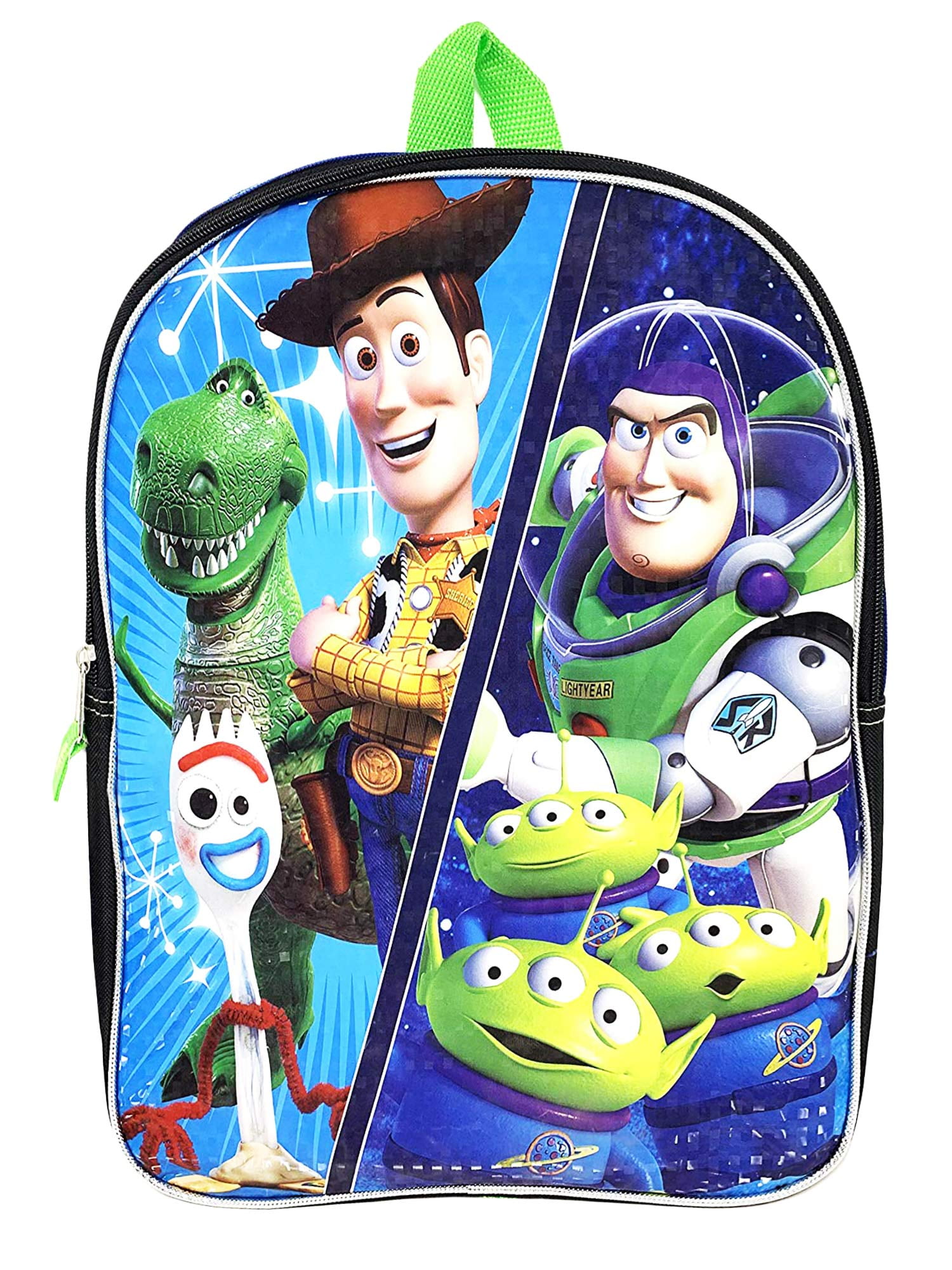 Disney Pixar Toy Story Forky Woody Buzz 16" Backpack Rex Aliens ...